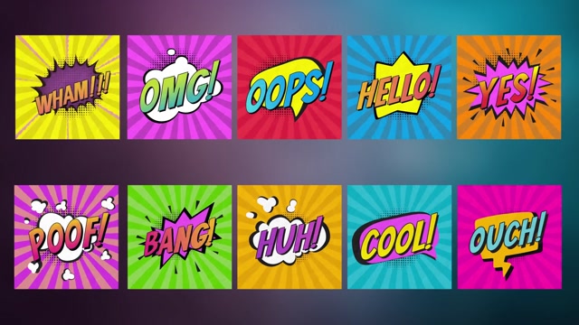 Comics Animation Templates Royalty-Free - Storyblocks