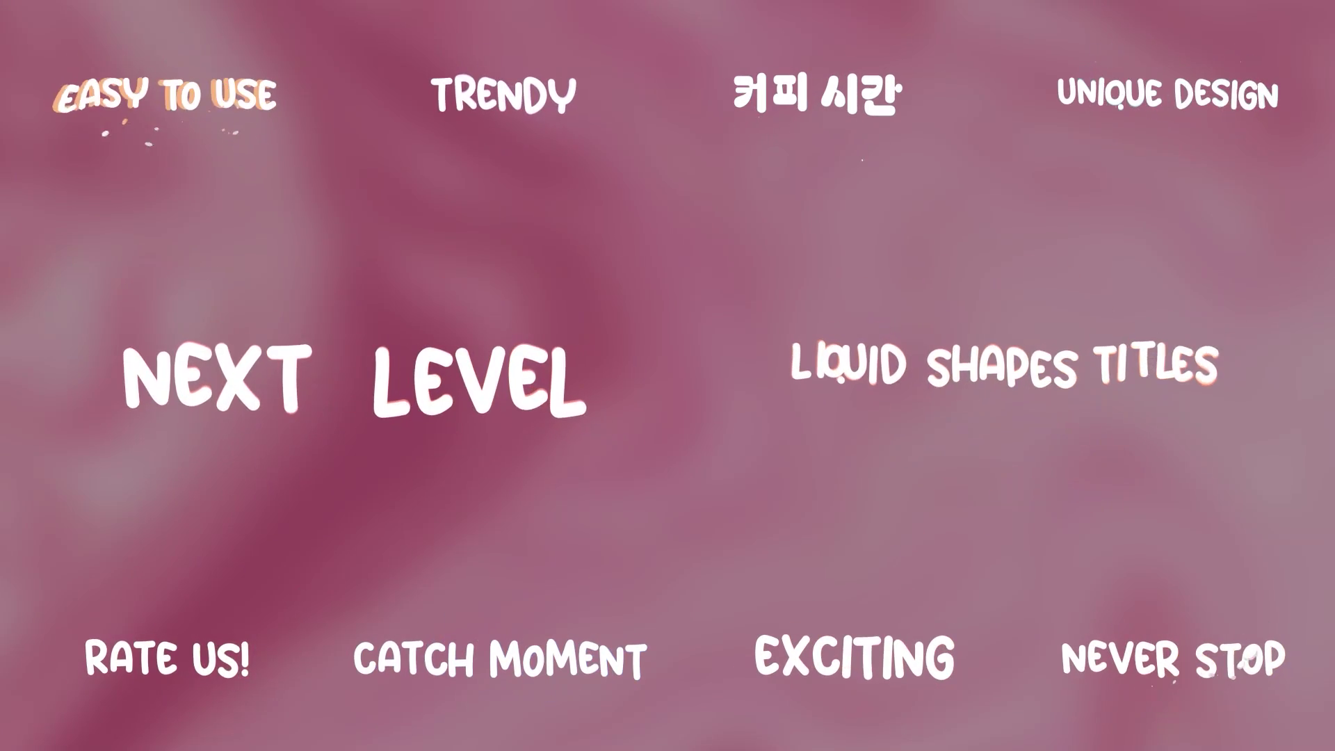 AE Template: Cream Liquid Titles Effects SBV-348711433 - Storyblocks