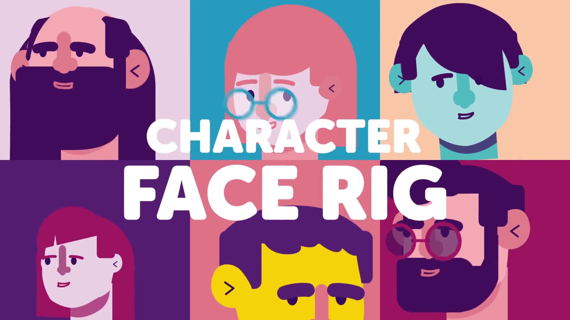 AE Template: Customisable Character Face Rig Effects SBV-348795046 ...