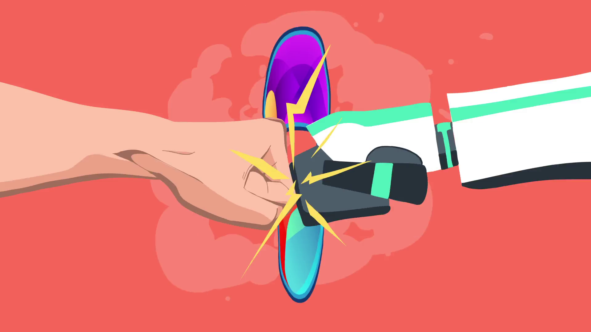 Cyber Hand Logo | Effects Template SBV-347533334 - Storyblocks