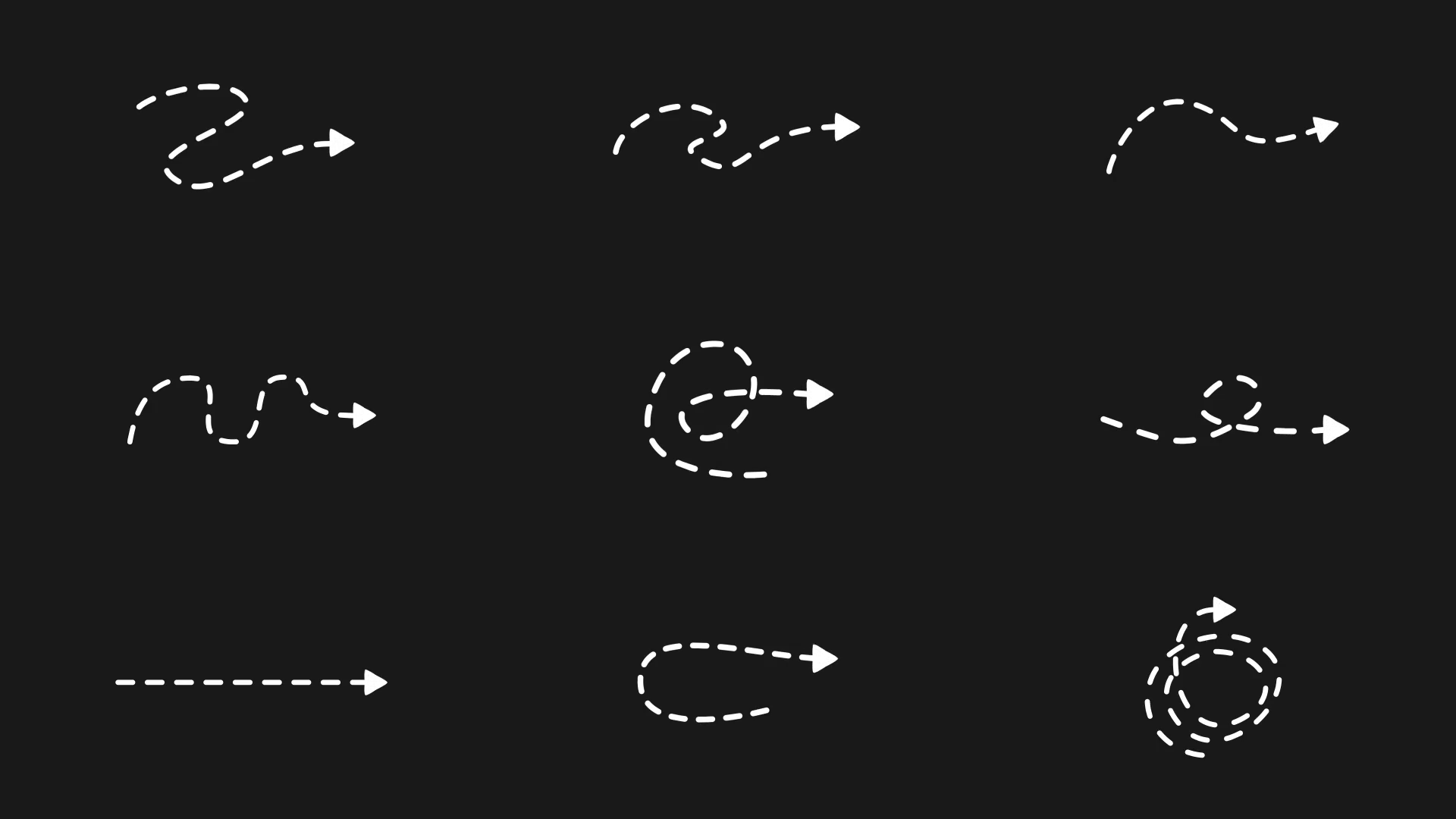 Dashed Arrows Annotation Lines Premiere Pro Template SBV-352252975 ...