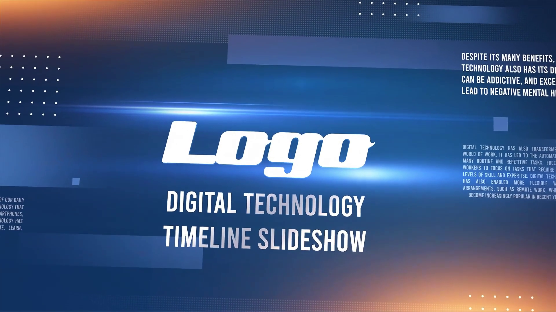 Digital Technology Timeline Slideshow Template SBV-348552051 - Storyblocks