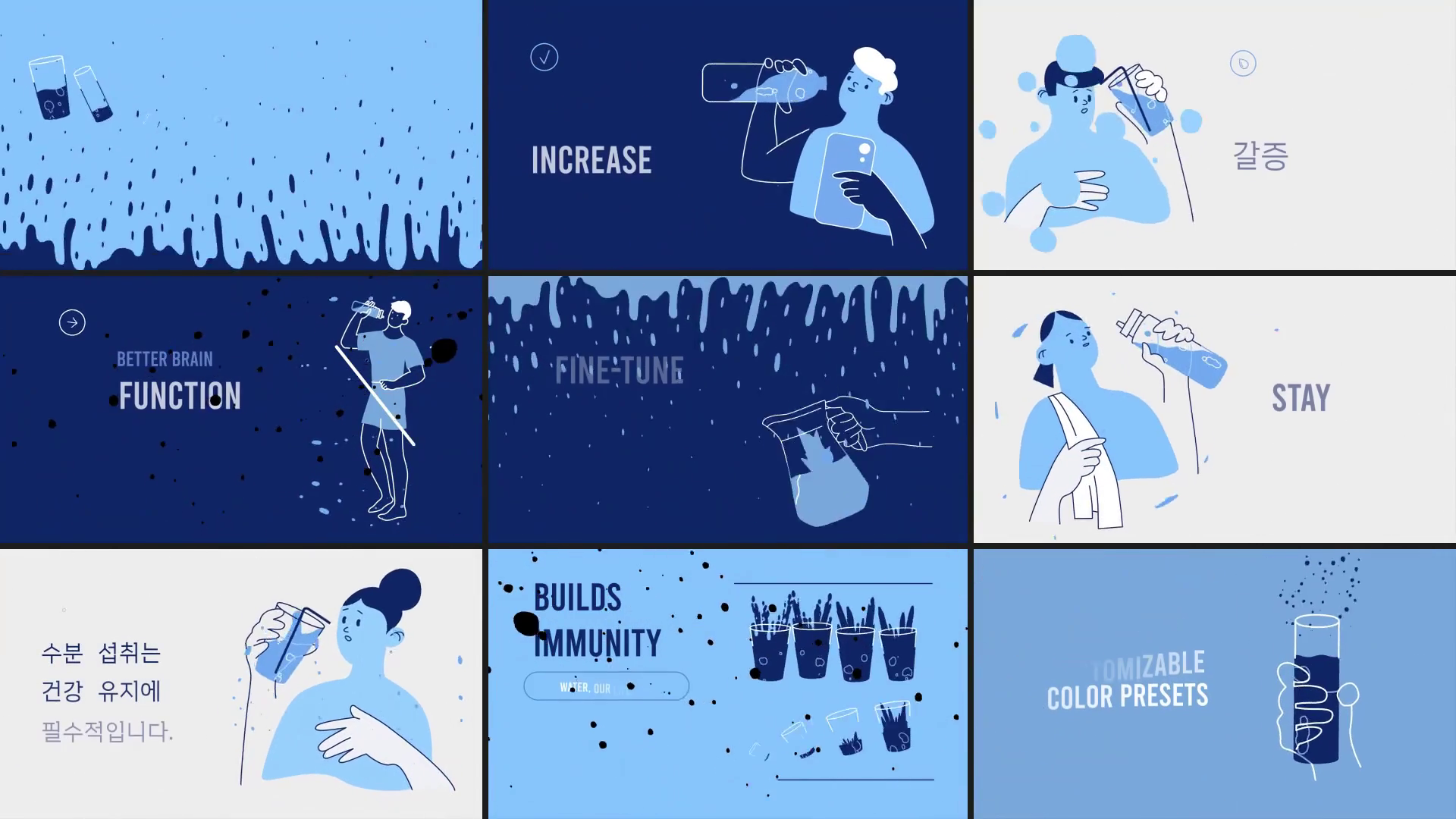 Drink More Water Explainer | Premiere Pro Template SBV-348443854 ...