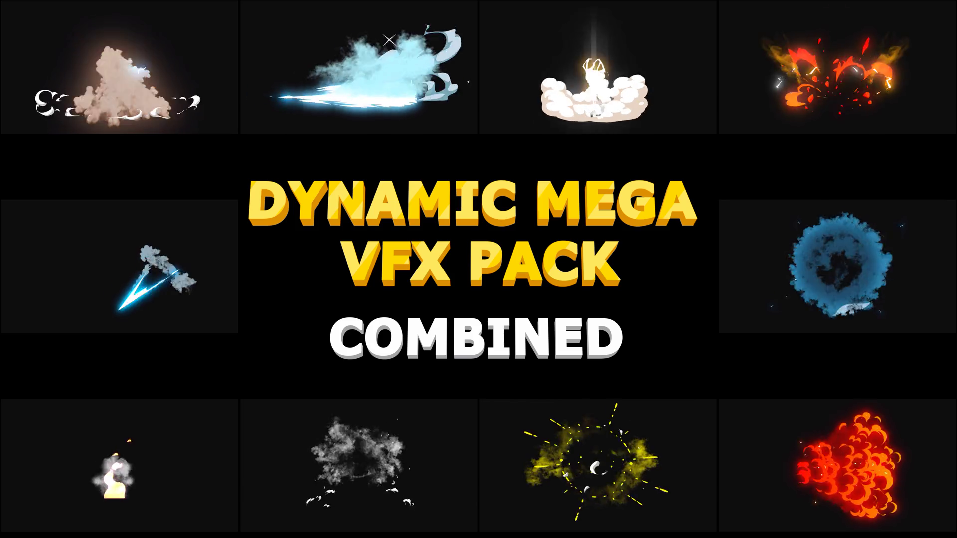 Dynamic Mega Vfx Pack Combined Is Colorful Stock Motion Graphics SBV ...