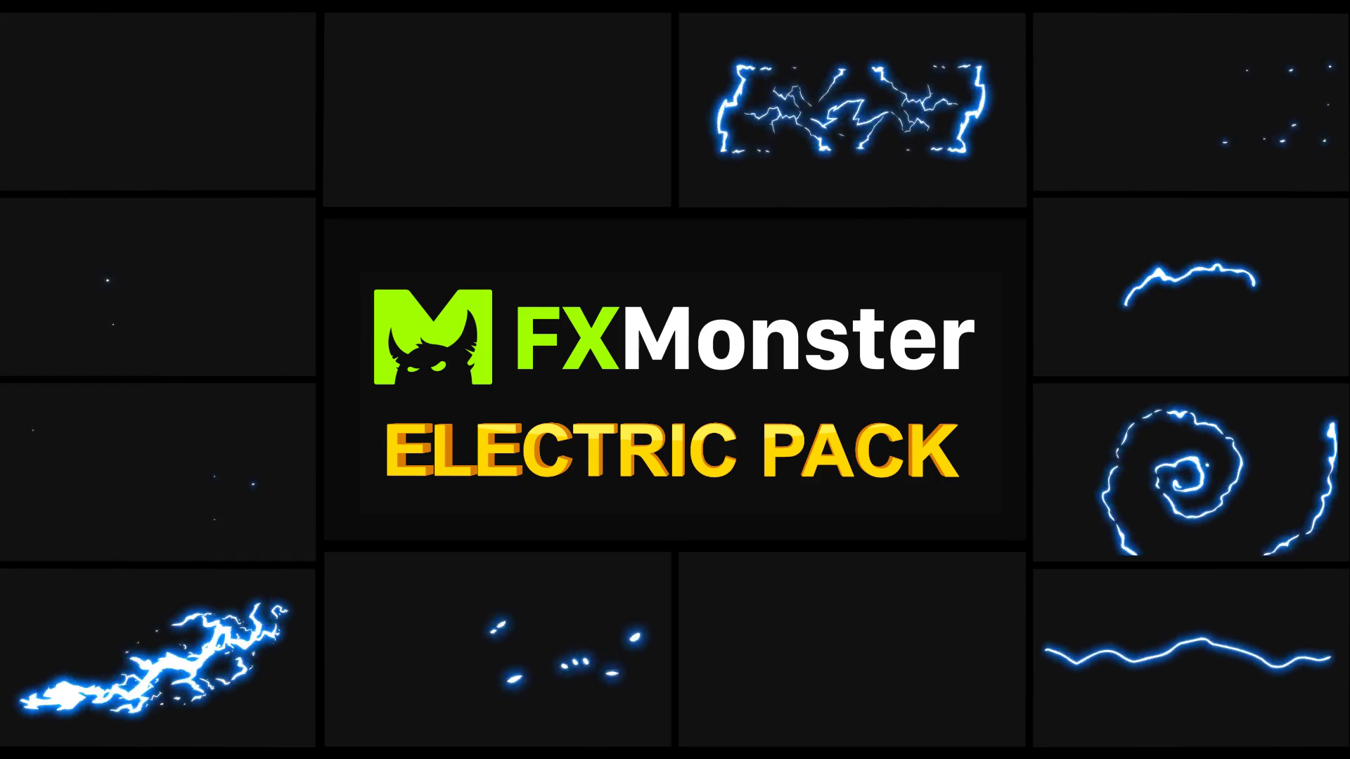 Electric Elements Motion Graphics Pack Stock Motion Graphics SBV ...