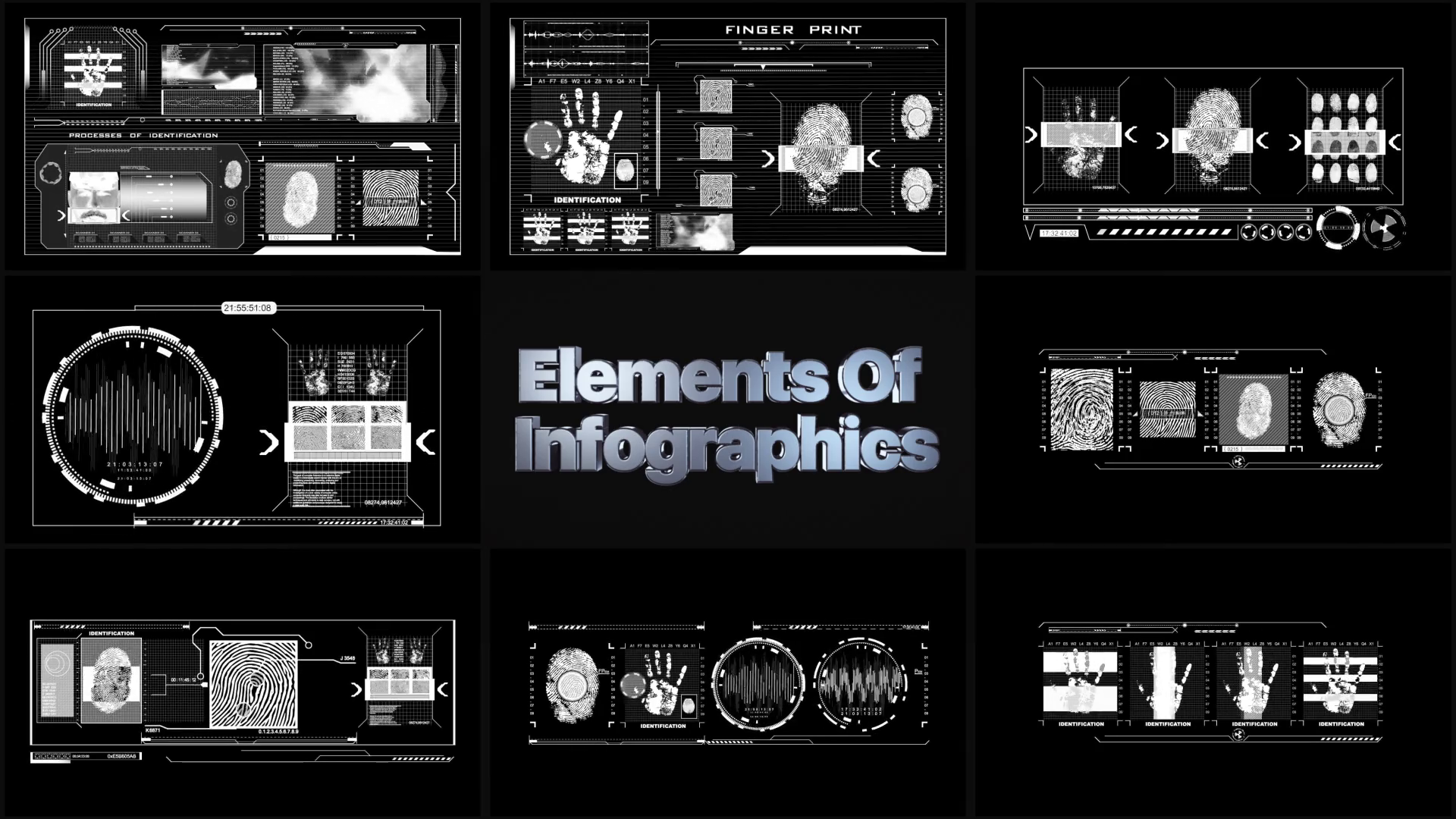 Elements Of Infographics Is Pack Of Animated Stock Footage SBV ...