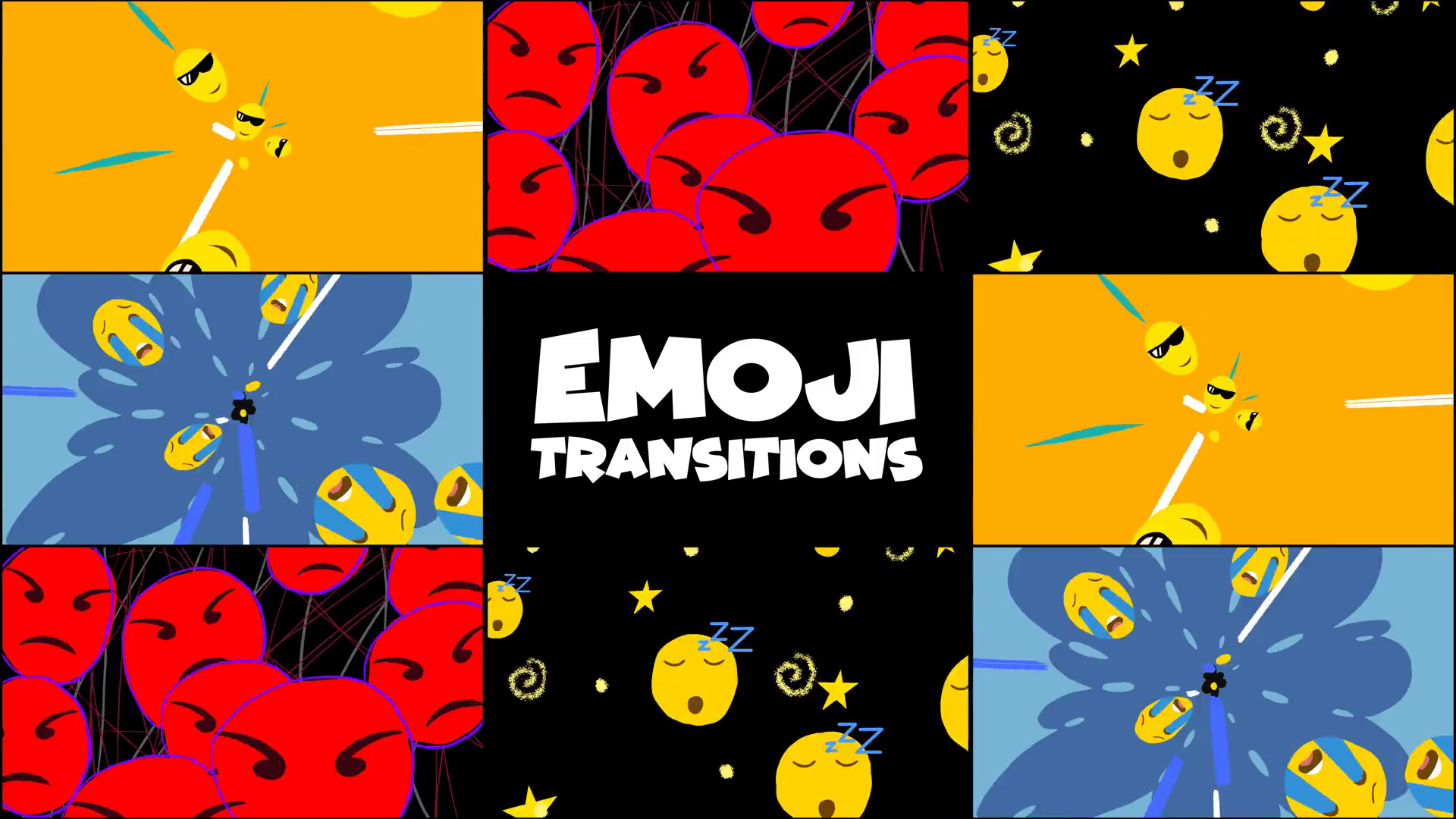 Emoji Transitions Motion Graphics Pack - Fun Stock Motion Graphics SBV ...