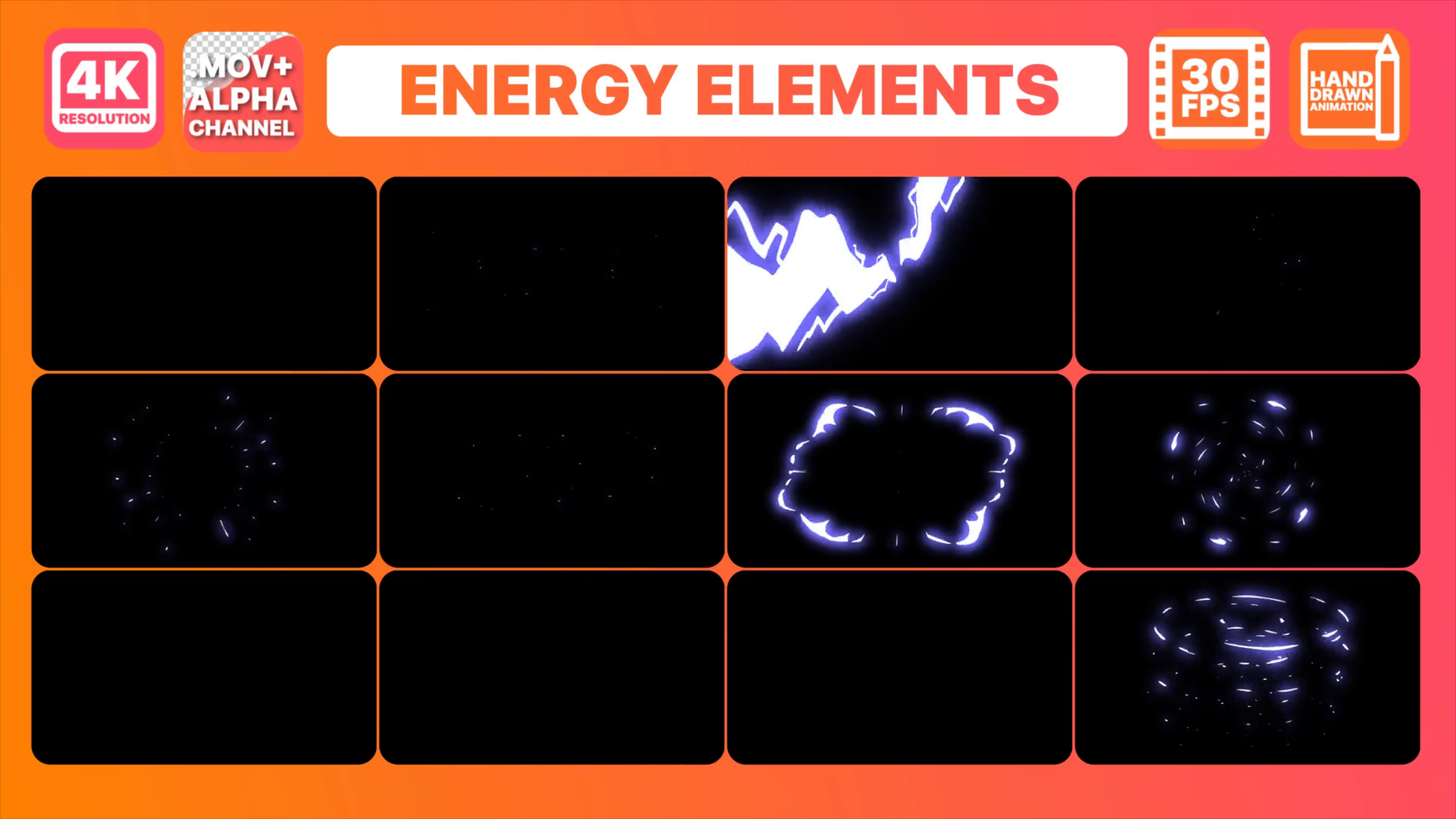 Energy Is Dynamic Motion Graphics Pack Stock Footage SBV-338431483 ...