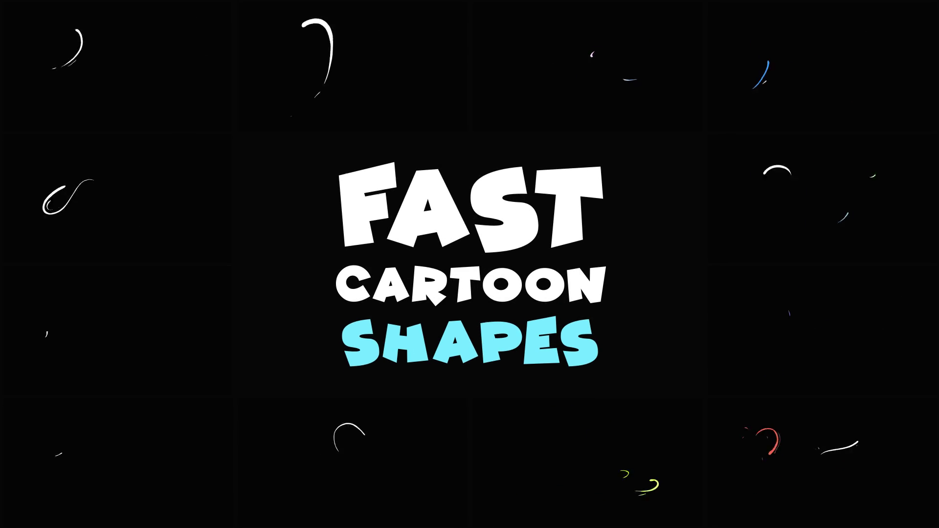 Fast Cartoon Shapes | DaVinci Resolve Template SBV-348828375 - Storyblocks