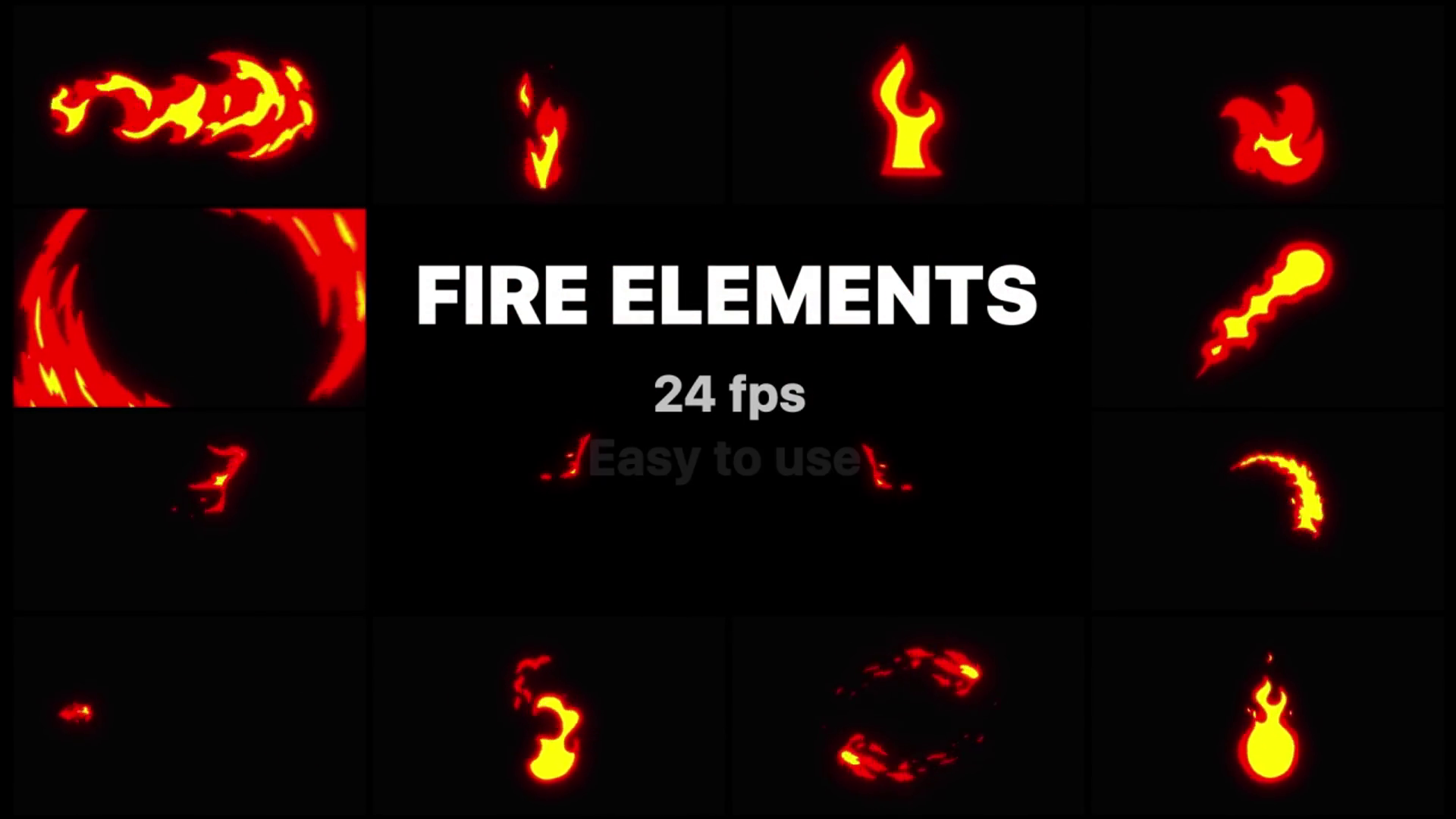 Fire Elements | FCPX 01:30 SBV-338307671 - Storyblocks