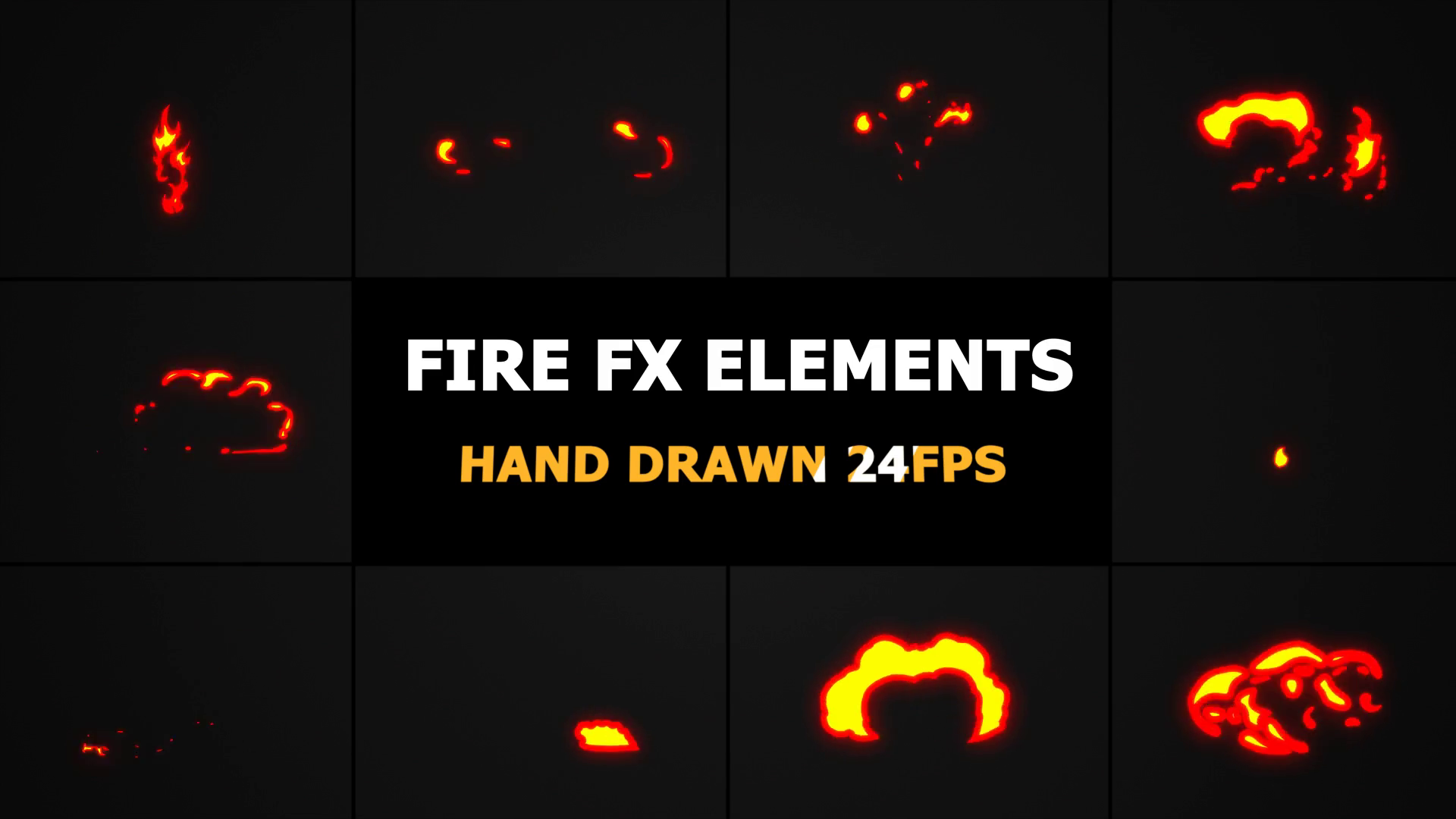 Fire Fx Elements Motion Graphics Pack Stock Footage SBV-332170006 ...