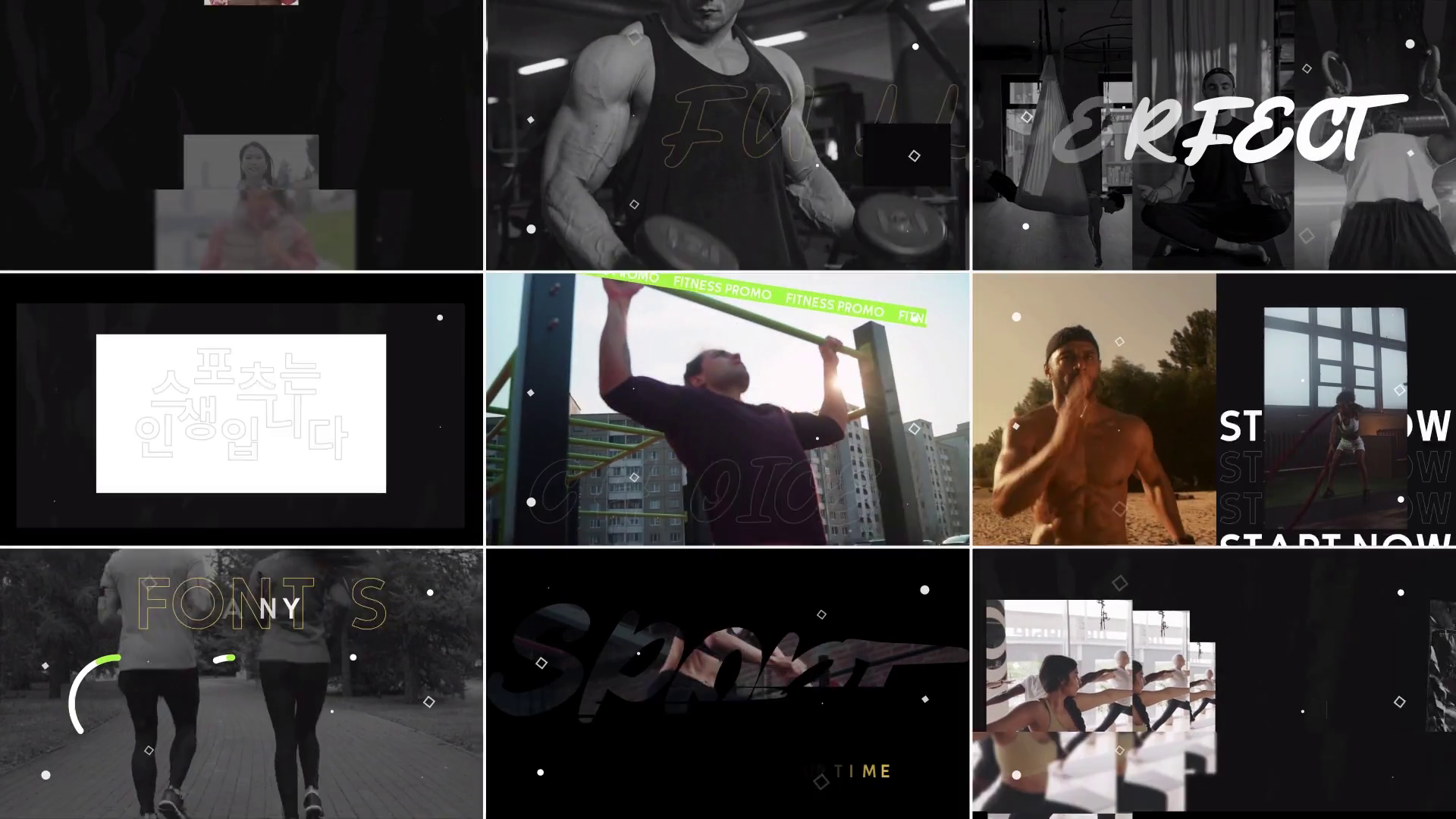 Fitness Gym Promo Effects Template SBV-348408441 - Storyblocks