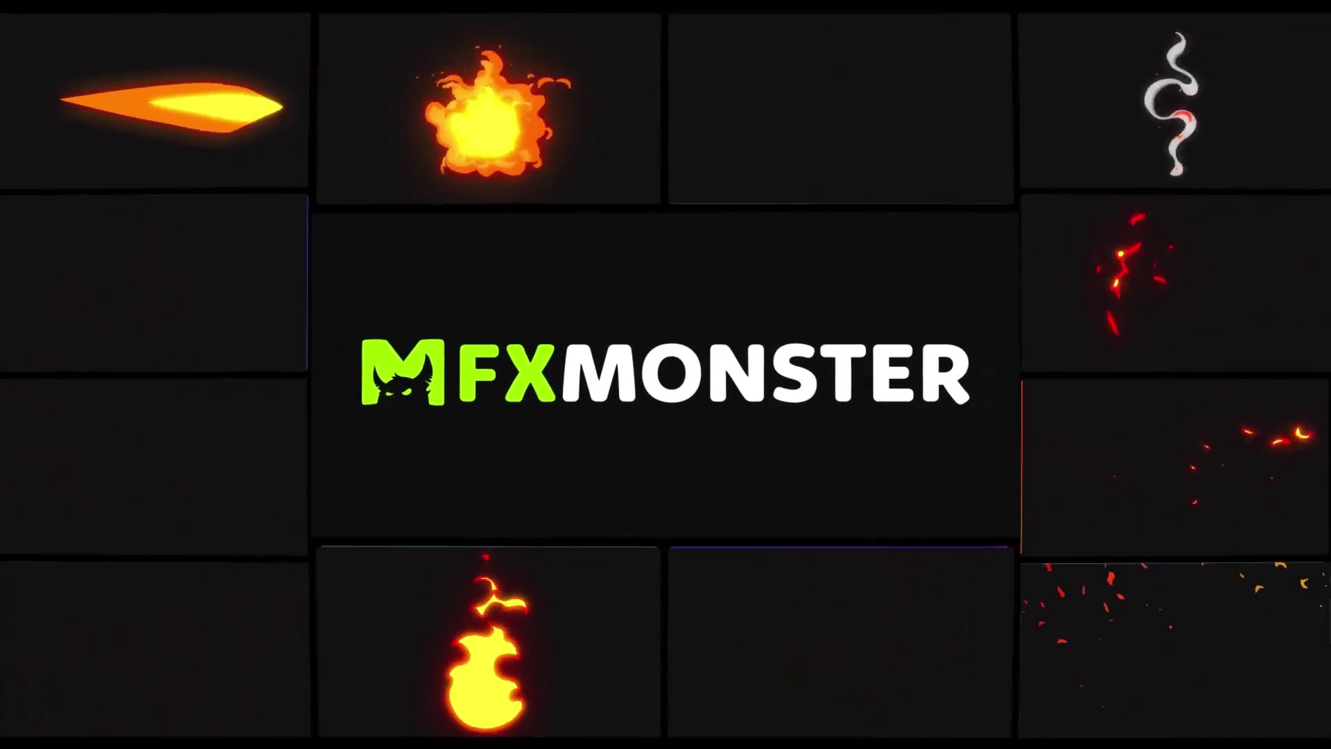 Flame Elements DaVinci Resolve Template SBV-348912603 - Storyblocks