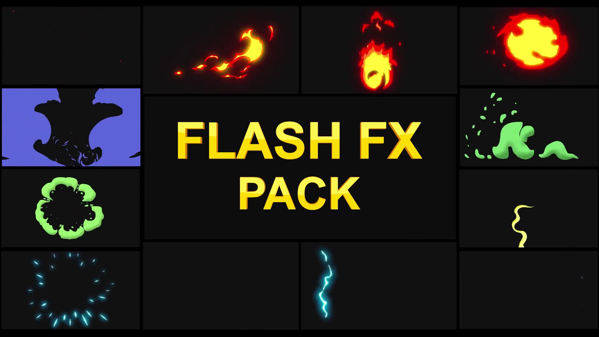 Flash FX Elements | After Effects - Storyblocks