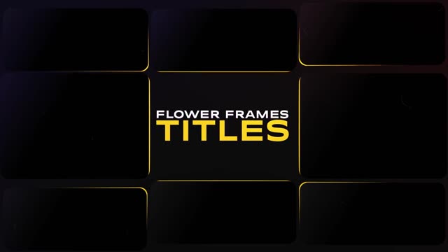 Flower Titles Templates Royalty-Free - Storyblocks