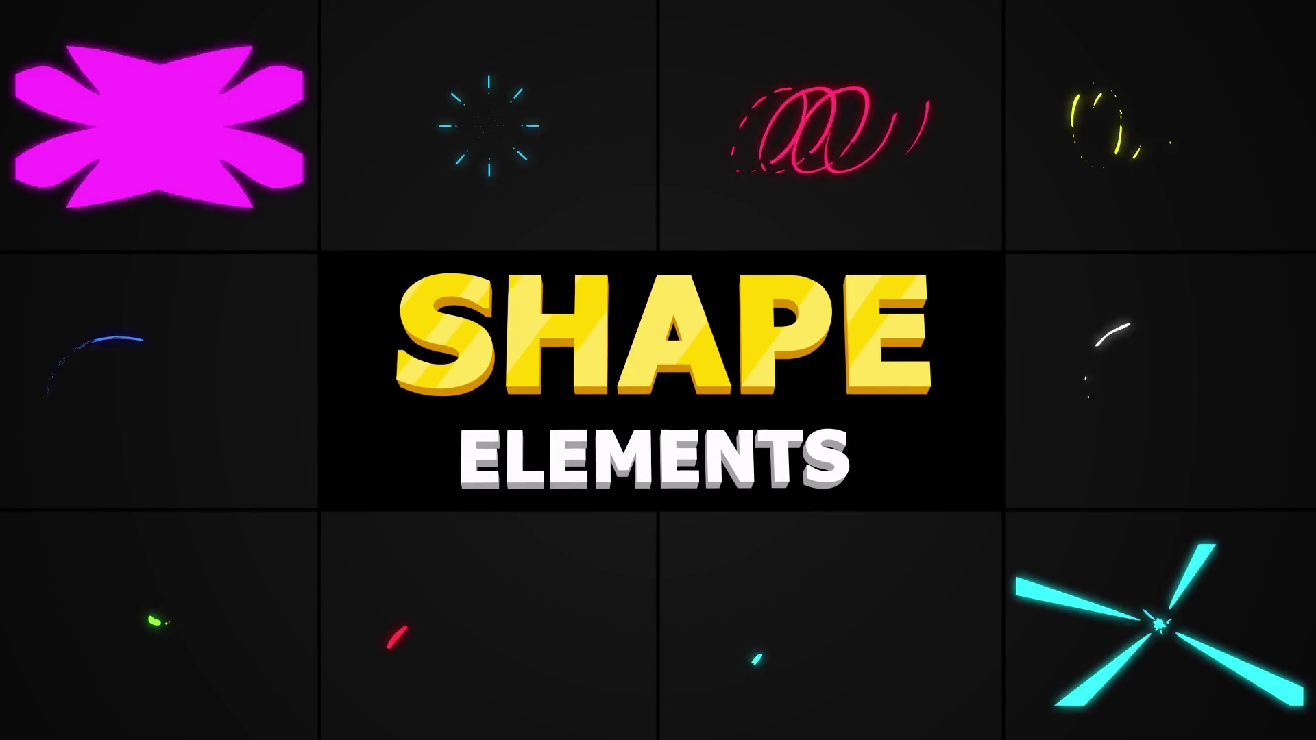 Flying Shapes | Premiere Pro MOGRT 00:53 SBV-338769560 - Storyblocks