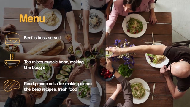 Presentation Food Templates Royalty-Free - Storyblocks