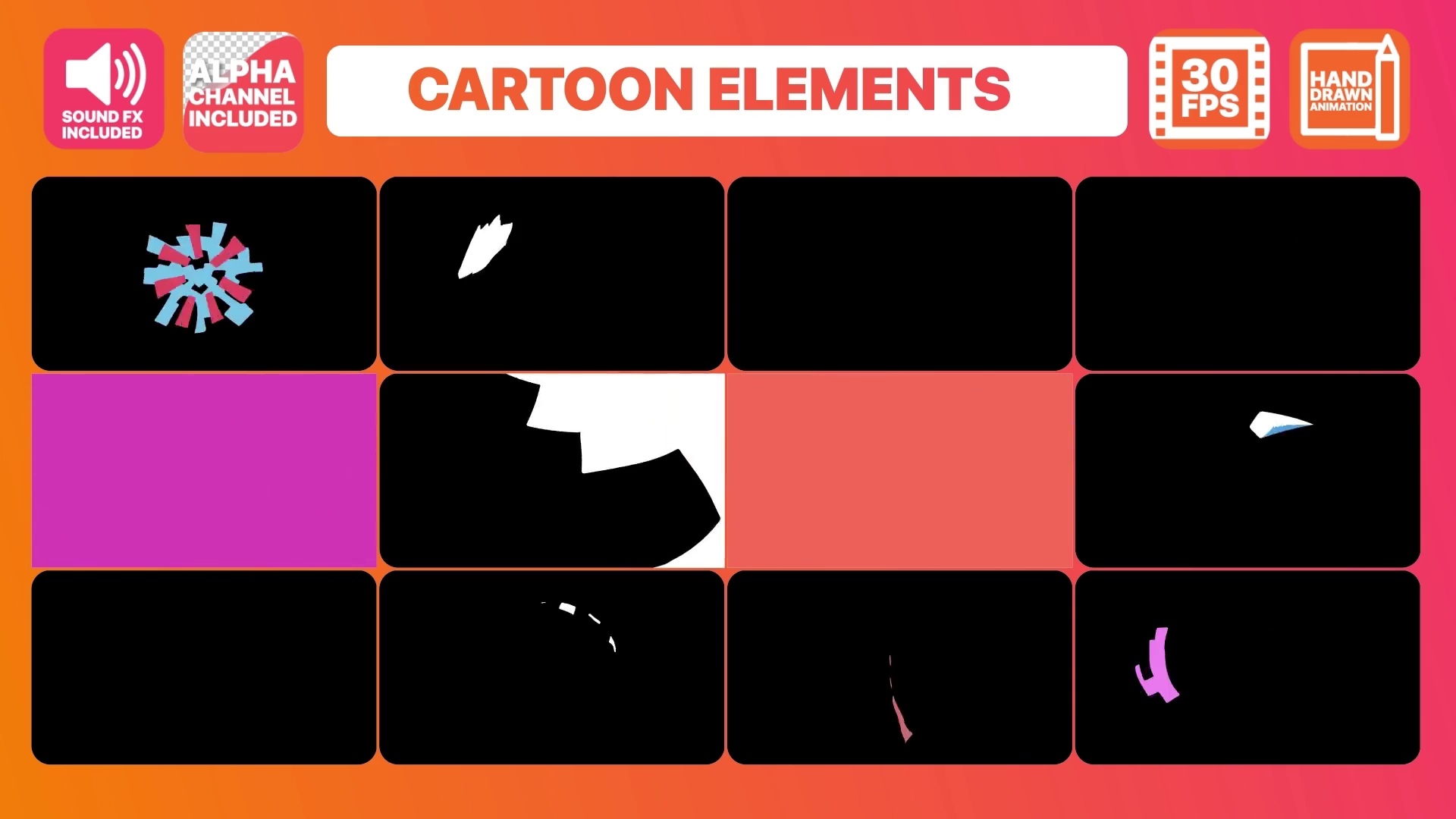 Geometric Shapes And Titles | After Effects 01:03 SBV-338497075 ...