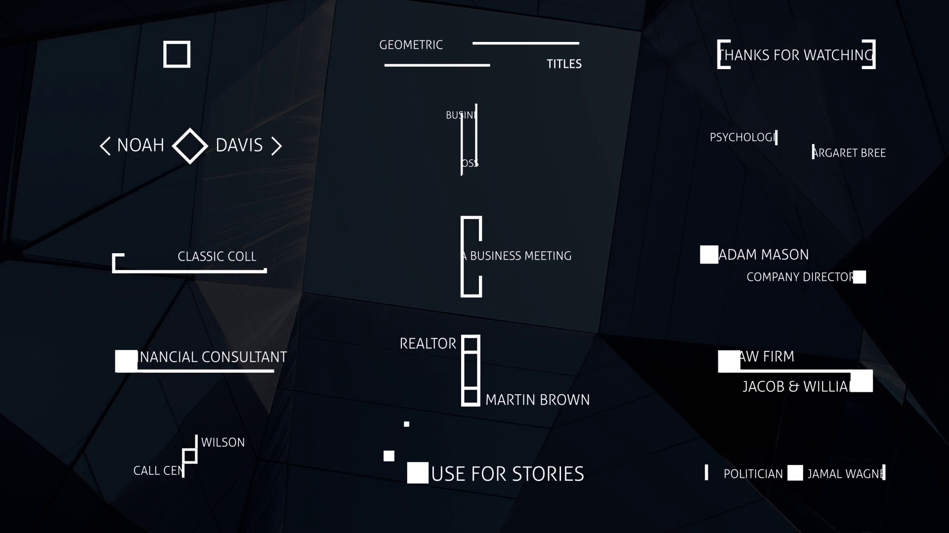 Geometric Titles Effects Template SBV-347775481 - Storyblocks