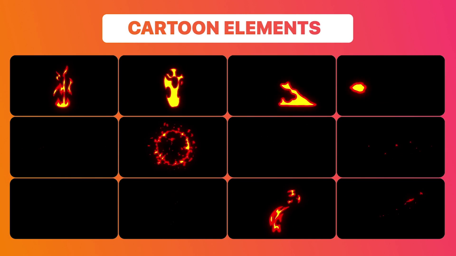 Hand Drawn Fire Elements Pack | After Effects 00:56 SBV-338497016 - Storyblocks