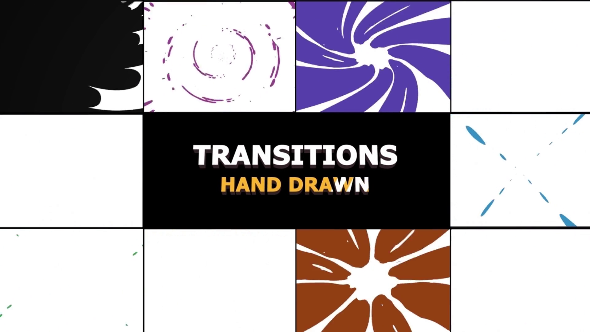 Hand Drawn Transitions Pack - Storyblocks