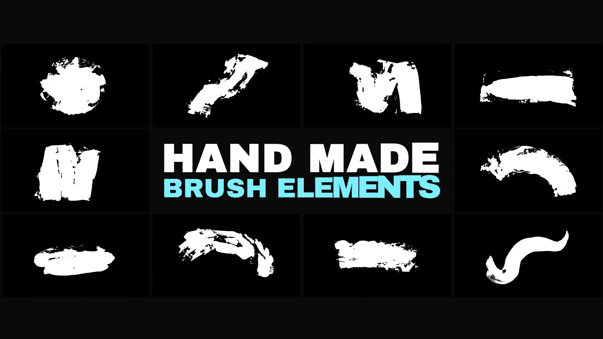 Hand Made Brush Elements | Premiere Pro Mogrt Template SBV-349058404 ...
