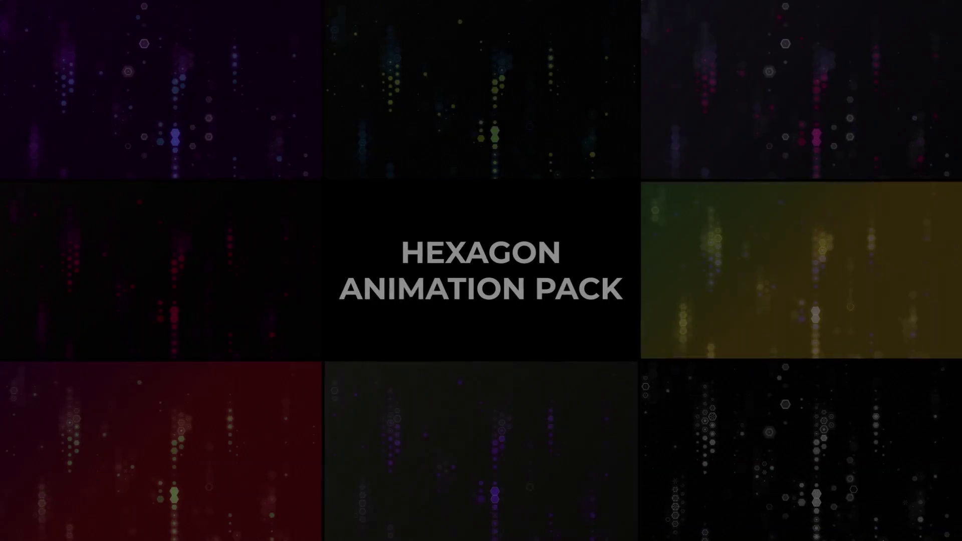 Hexagon Animation Pack Premiere Pro Template SBV-347838385 - Storyblocks