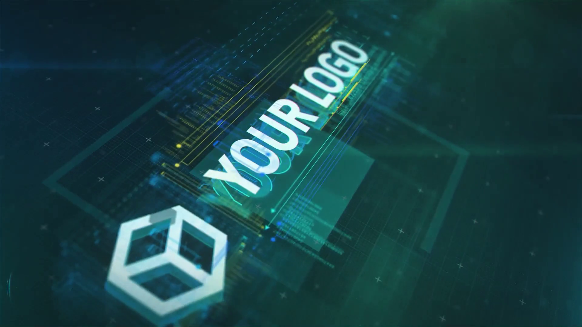 AE Template: High Tech Logo Glitch Reveal Effects SBV-352885235 ...