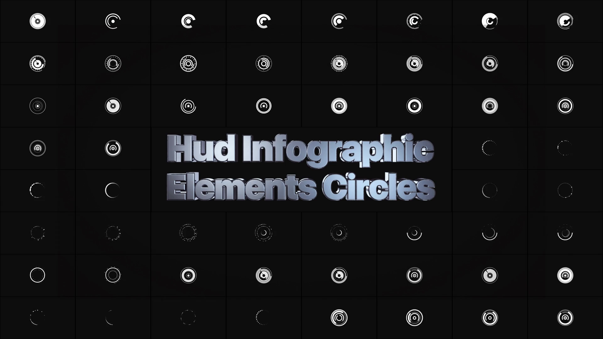 Hud Infographic Elements Circles Offers Vast Stock Motion Graphics SBV ...