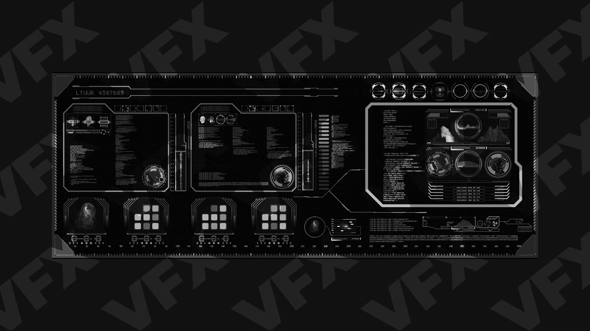 Hud Large Screens Premiere Pro Template SBV-349069343 - Storyblocks