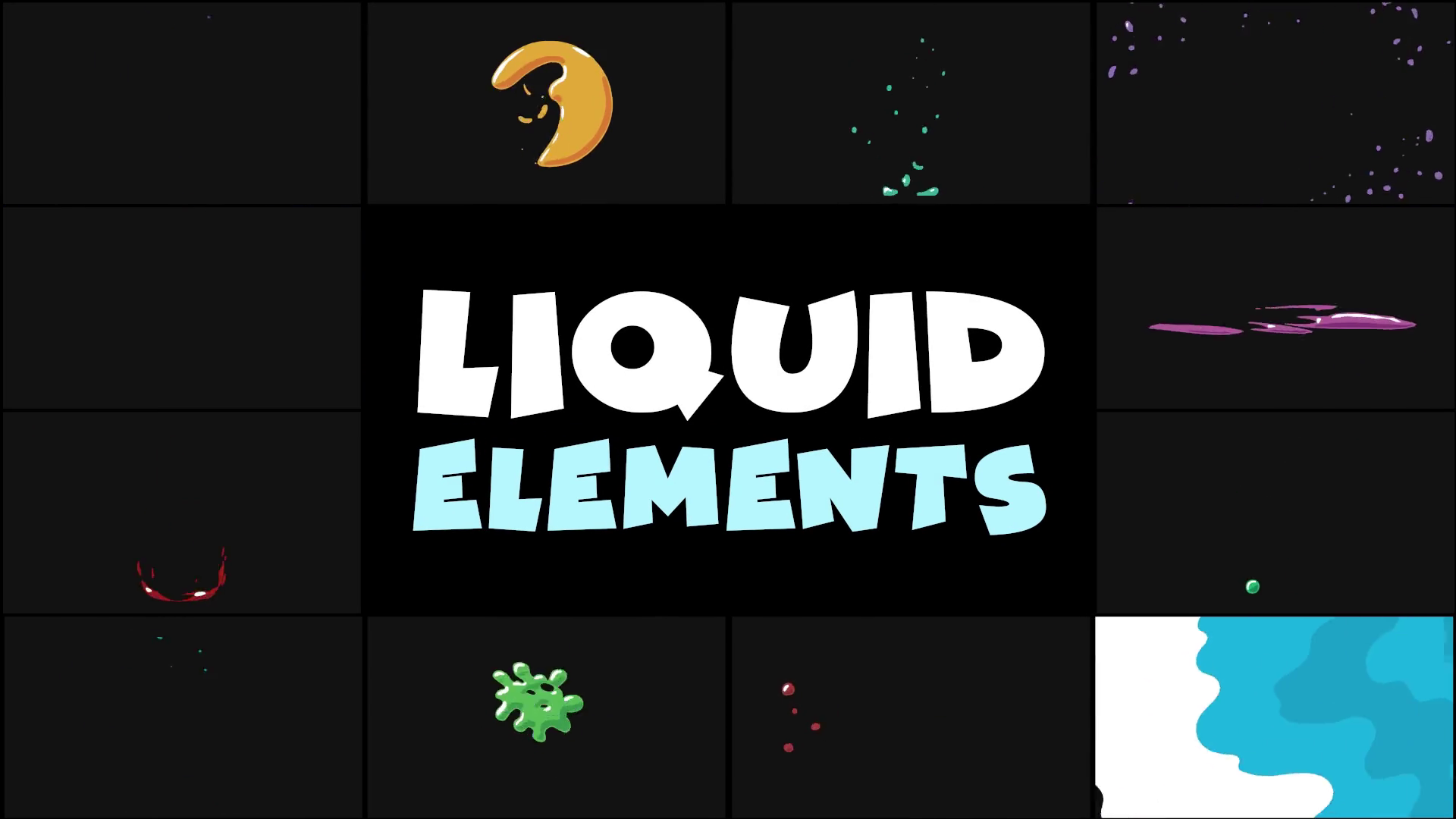 Liquid Elements | Premiere Pro Template SBV-346976833 - Storyblocks