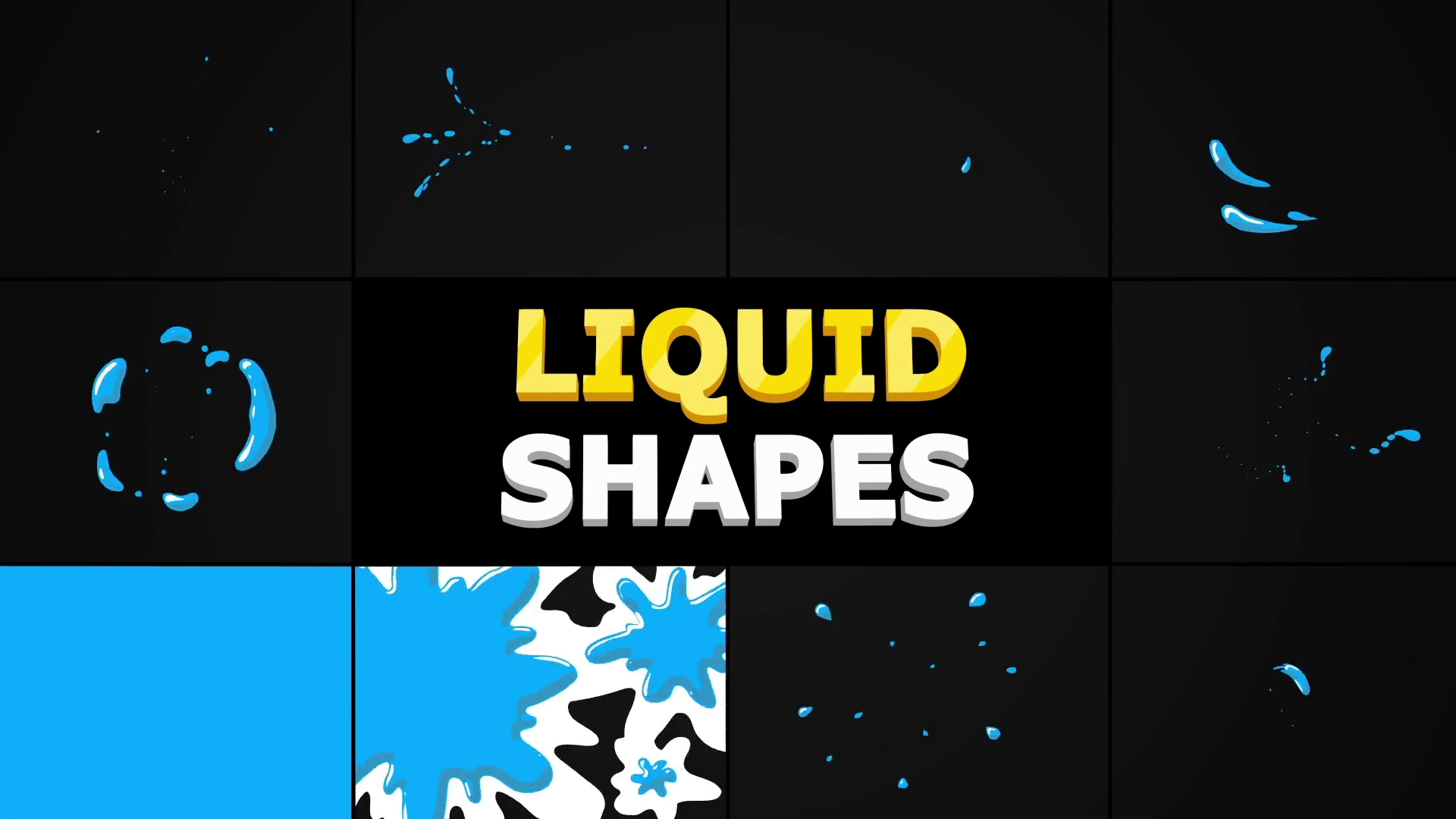 AE Template: Liquid Shapes | Effects SBV-346517068 - Storyblocks