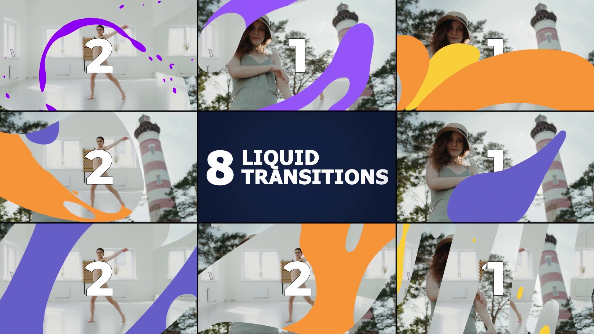 AE Template: Liquid Transitions | Effects SBV-348928734 - Storyblocks