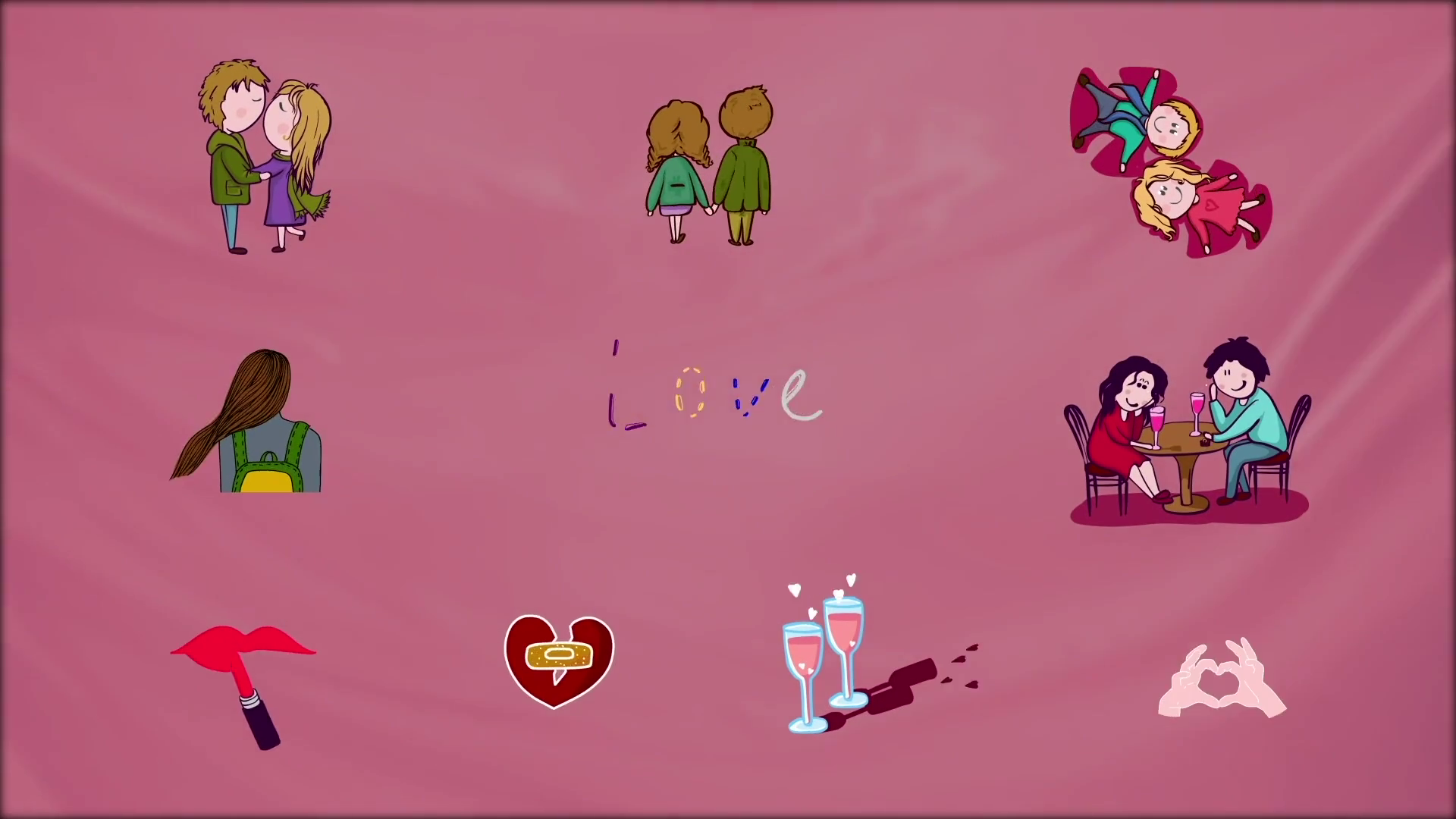 Love Lyric Animations | After Effects 00:57 SBV-346653762 - Storyblocks