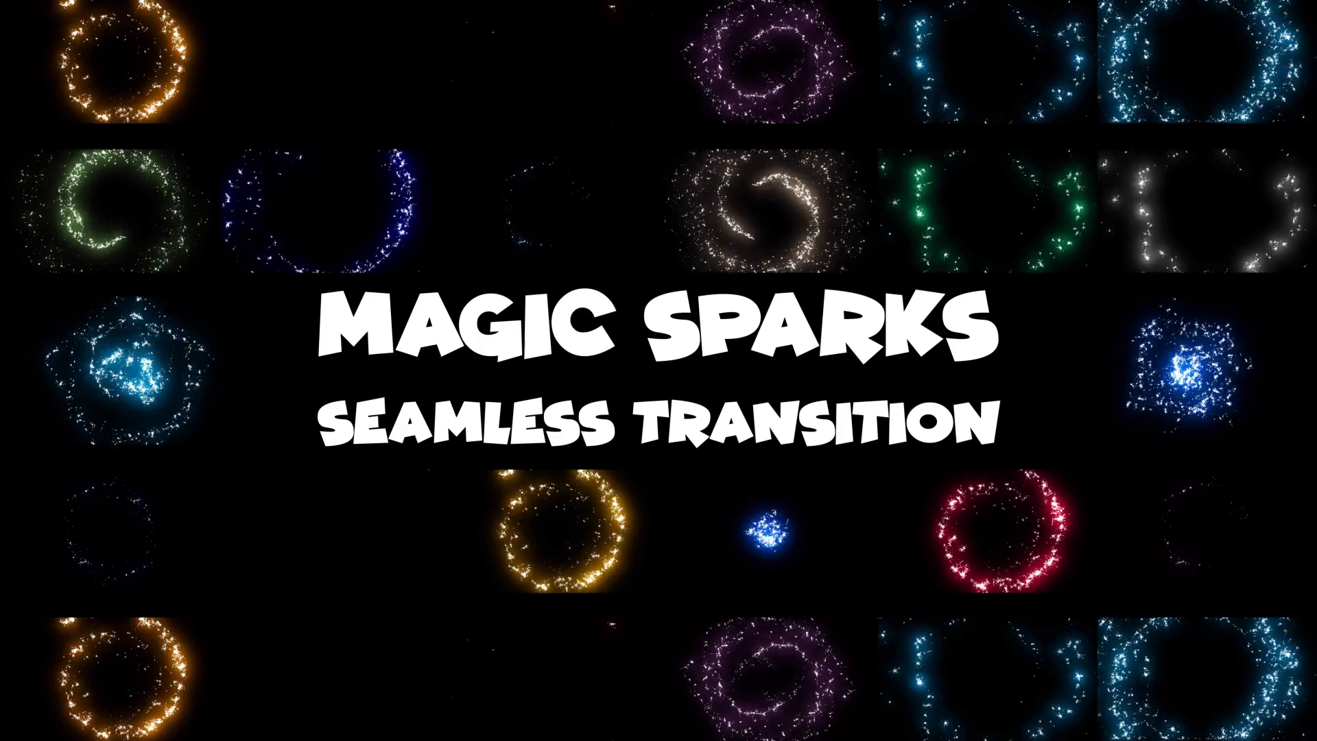 Magic Sparks Seamless Transitions Is Stock Motion Graphics SBV ...