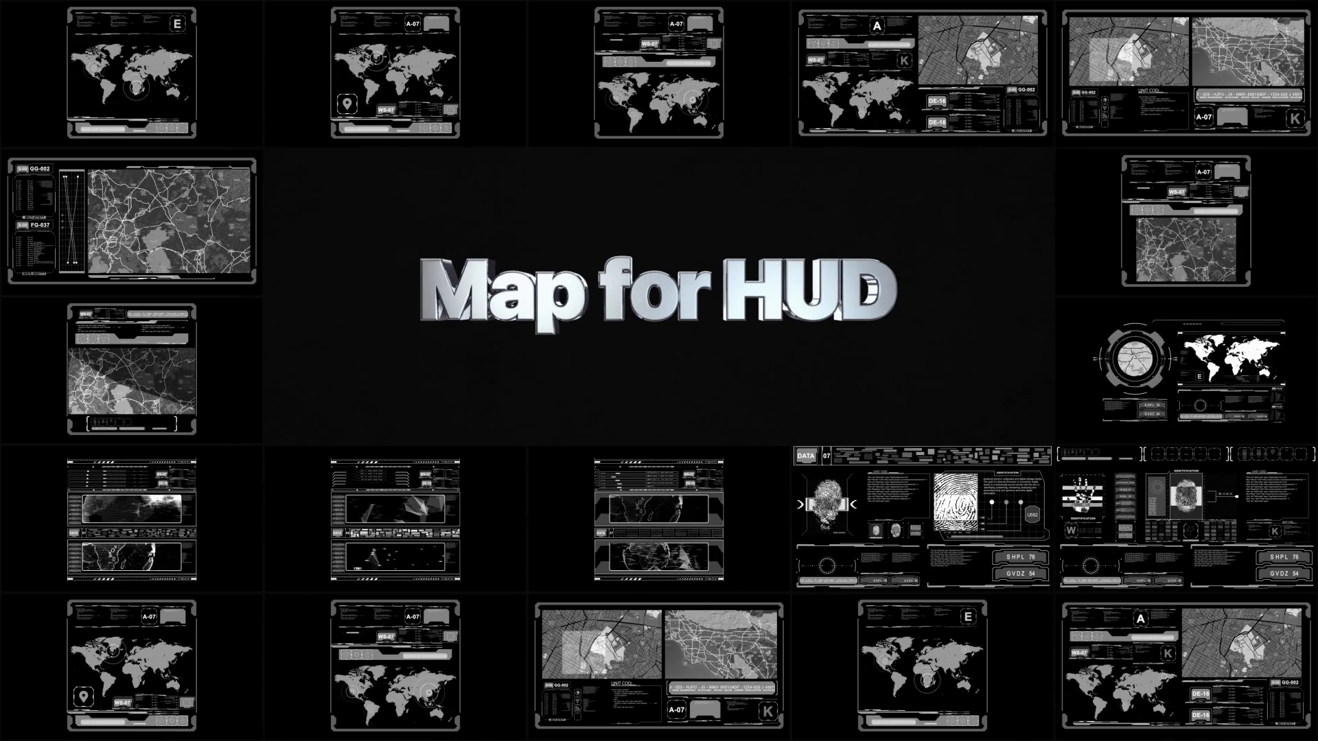 Map Hud Offers Vast Array Of Abstract Stock Motion Graphics SBV ...