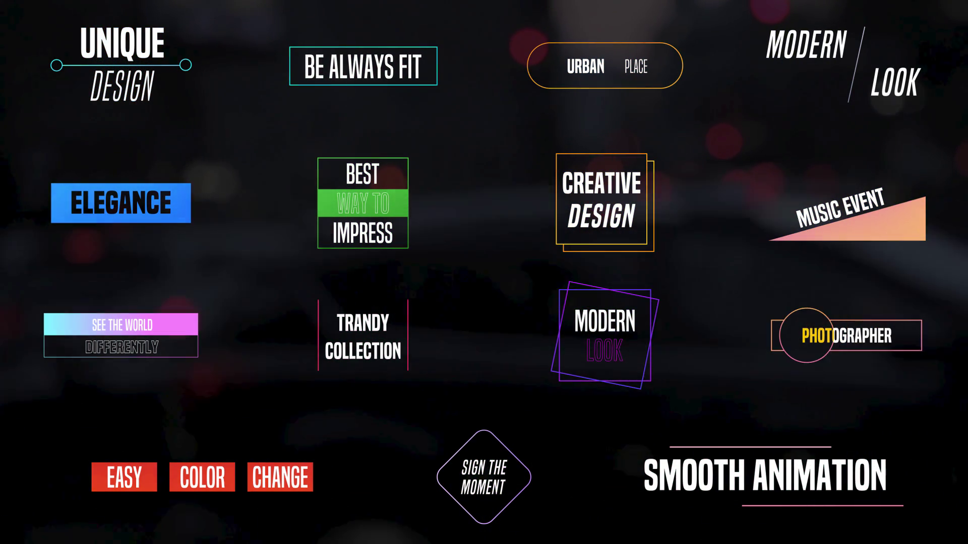 AE Template: Minimal Titles | Effects SBV-346707941 - Storyblocks