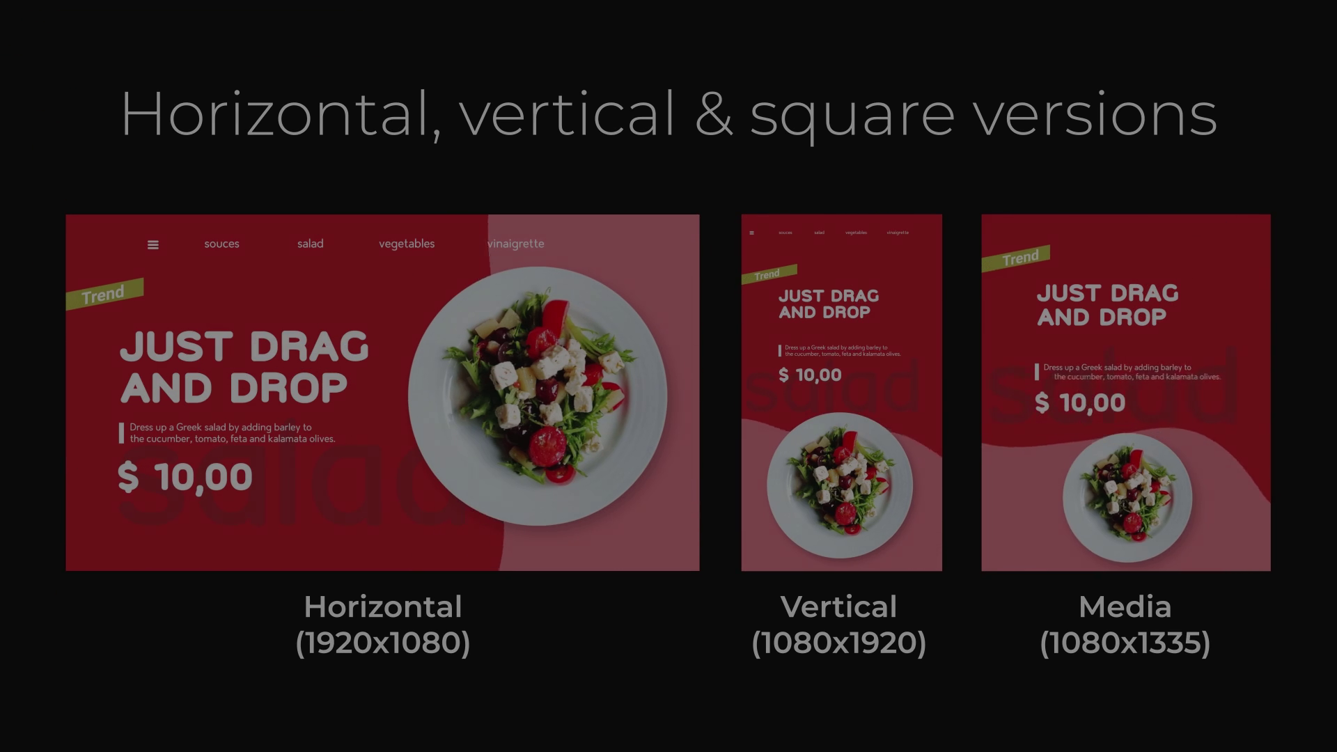 Restaurant Food DaVinci Resolve Template SBV-348903417 - Storyblocks