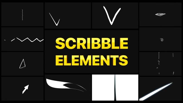 Scribble Transition Templates Royalty-Free - Storyblocks