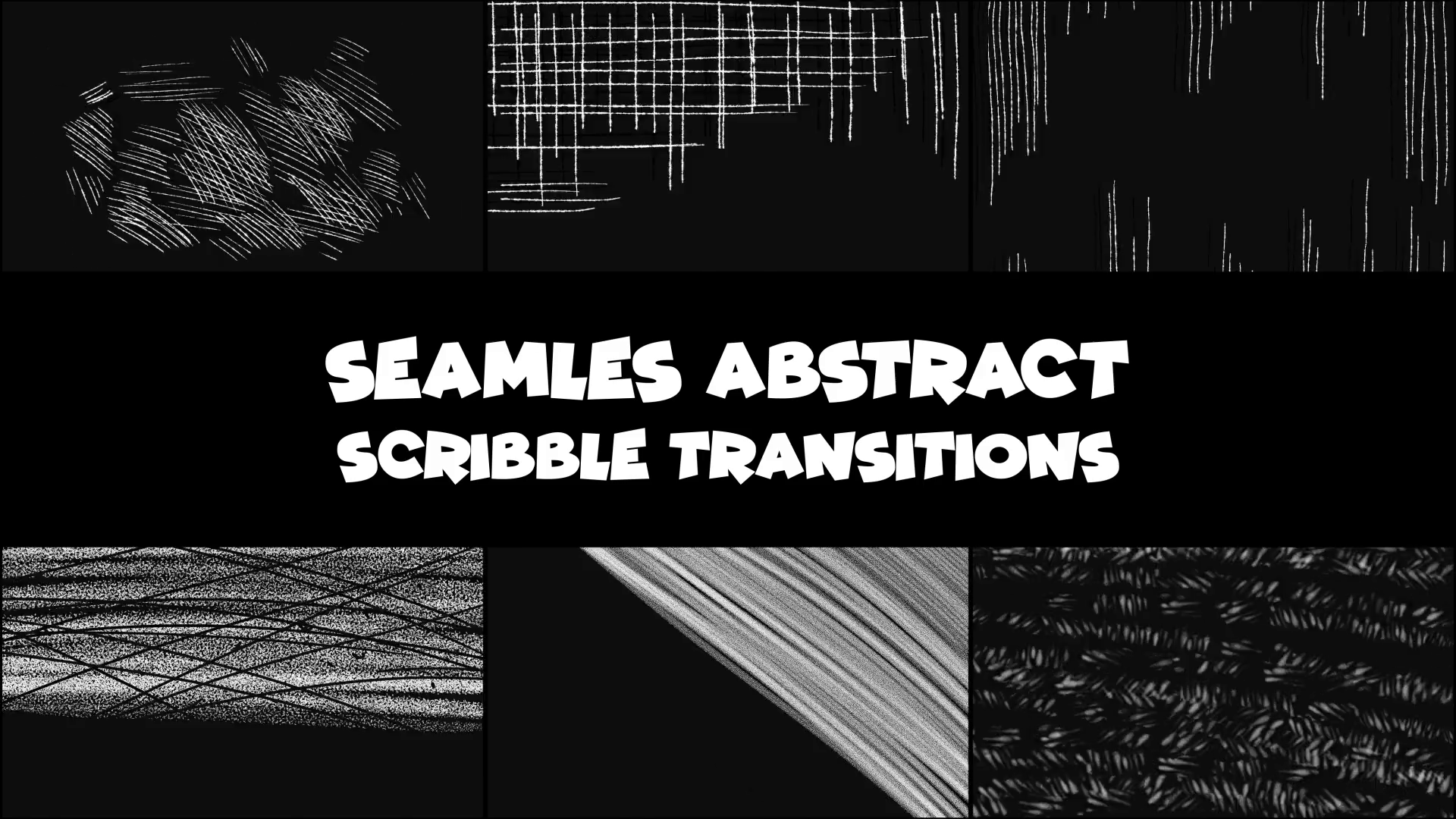 Seamless Abstract Scribble Transitions Is Stock Footage SBV-348428311 ...