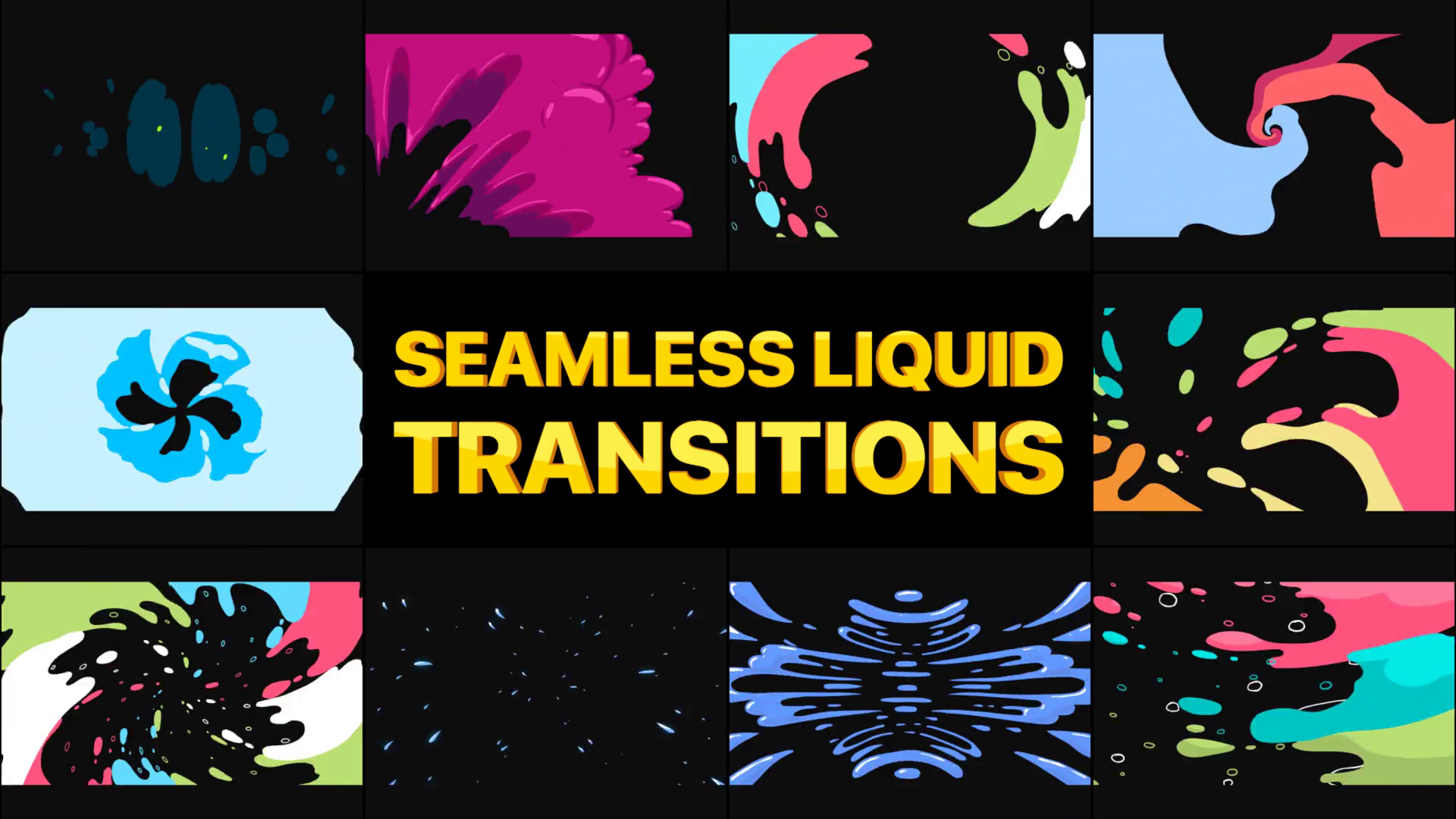 Seamless Liquid Transitions Is Bright Stock Footage SBV-348403831 ...