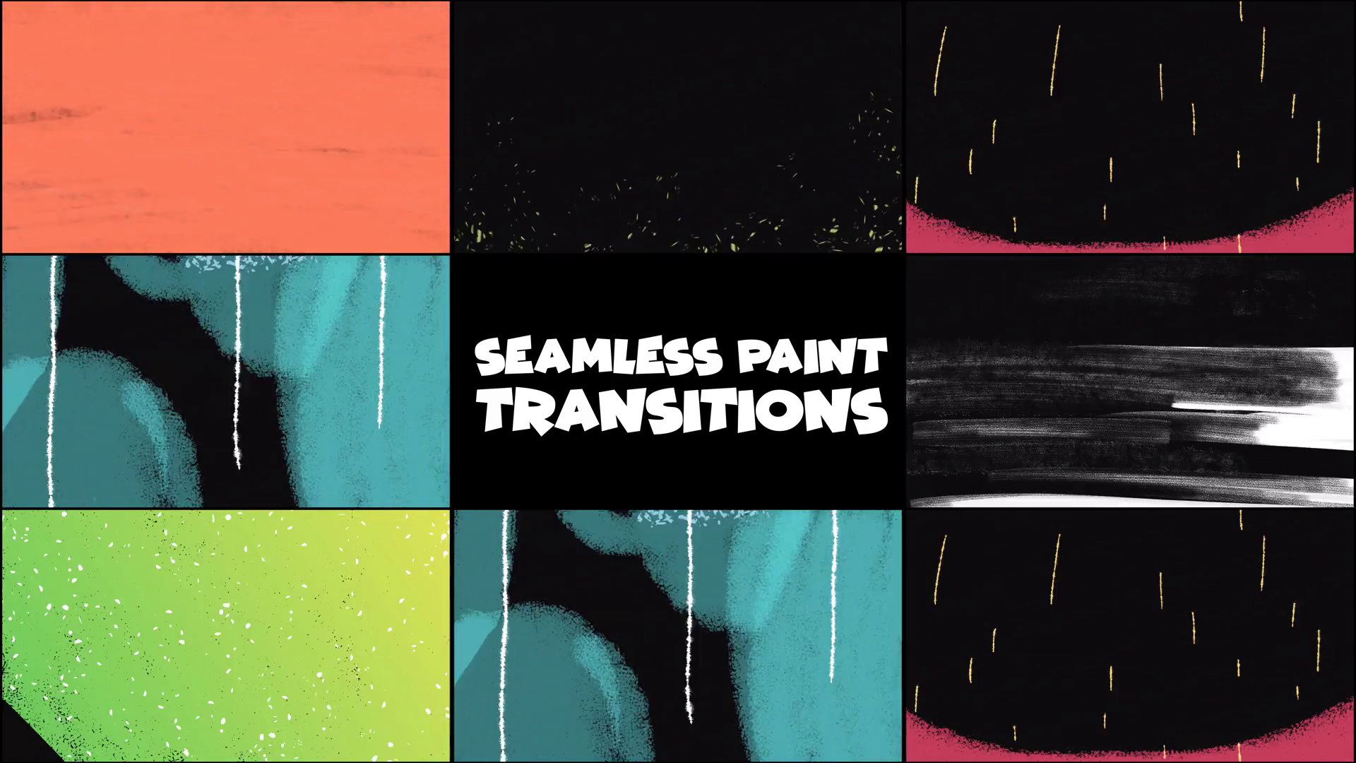 Seamless Paint Transitions Motion Graphics Stock Footage SBV-348461482 - Storyblocks