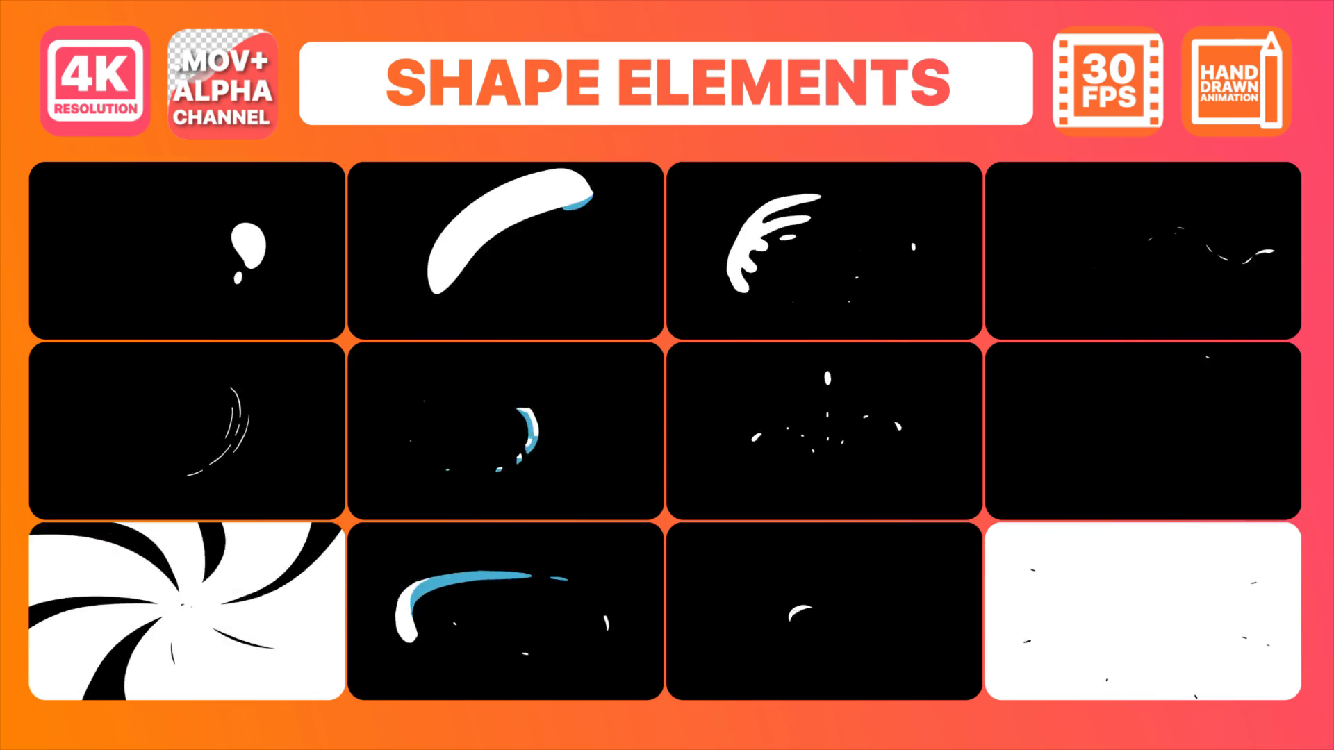 Shapes Transitions Is Dynamic Hand-drawn Stock Footage SBV-338431490 ...