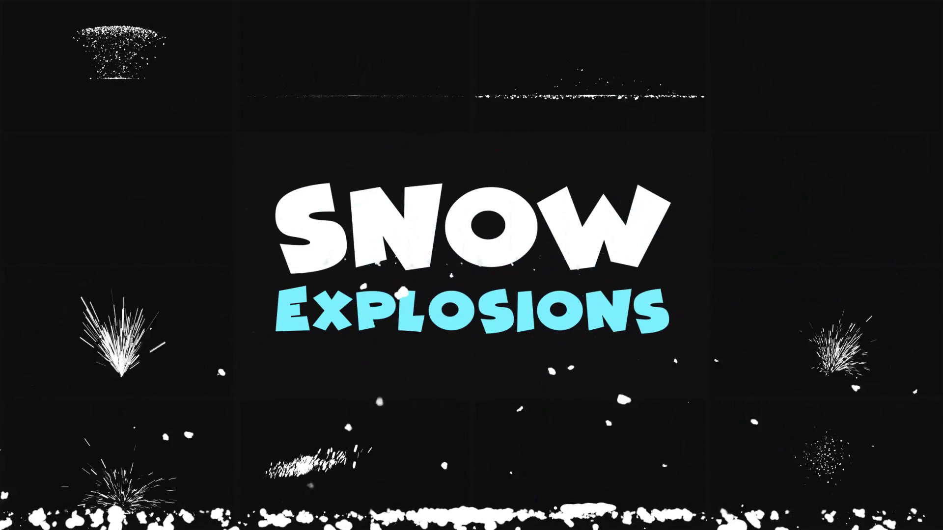 Snow Explosions | After Effects 00:57 SBV-346732194 - Storyblocks