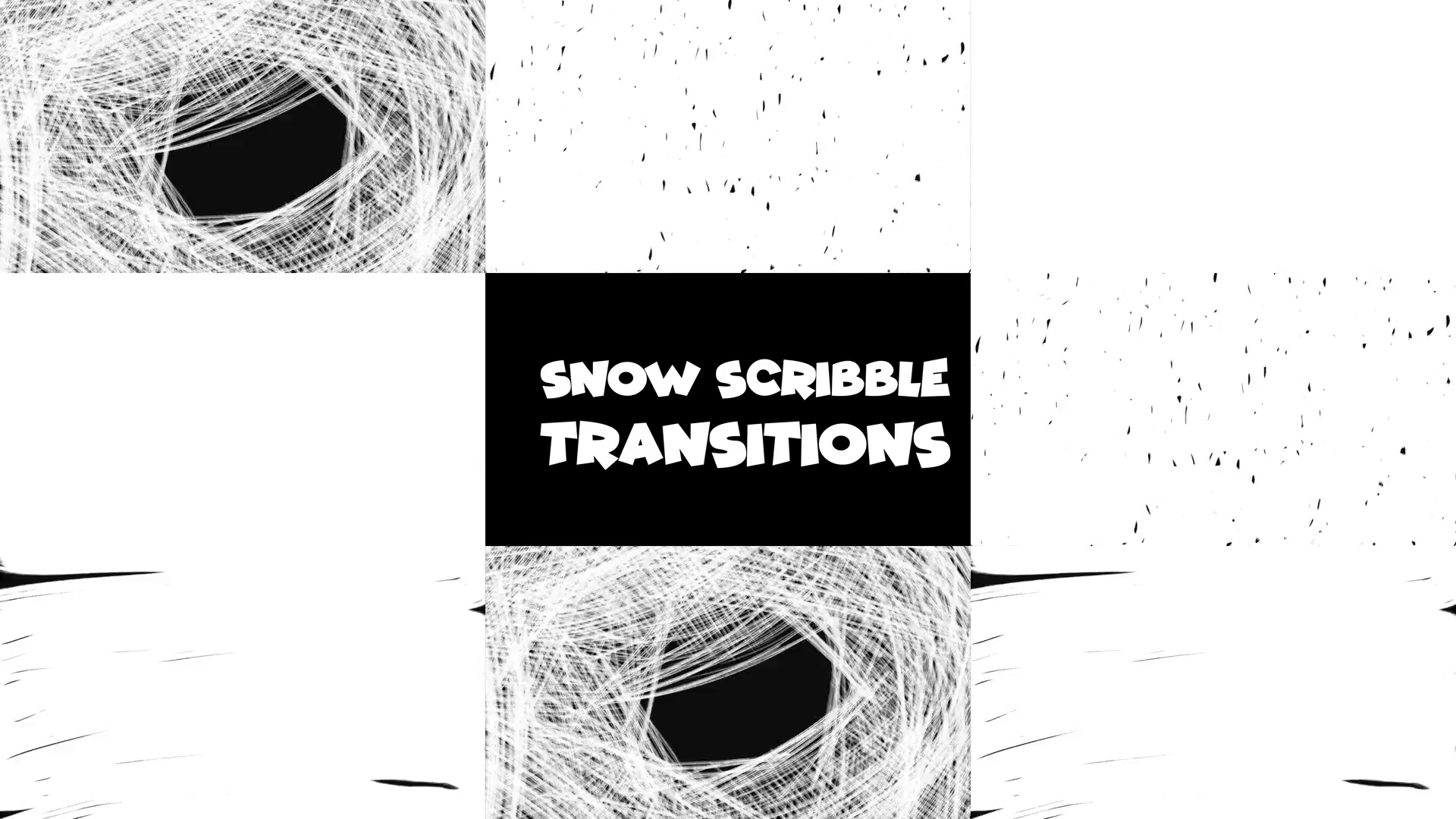 Snow Scribble Transitions Is Dynamic Doodle Stock Footage SBV-348778451 ...
