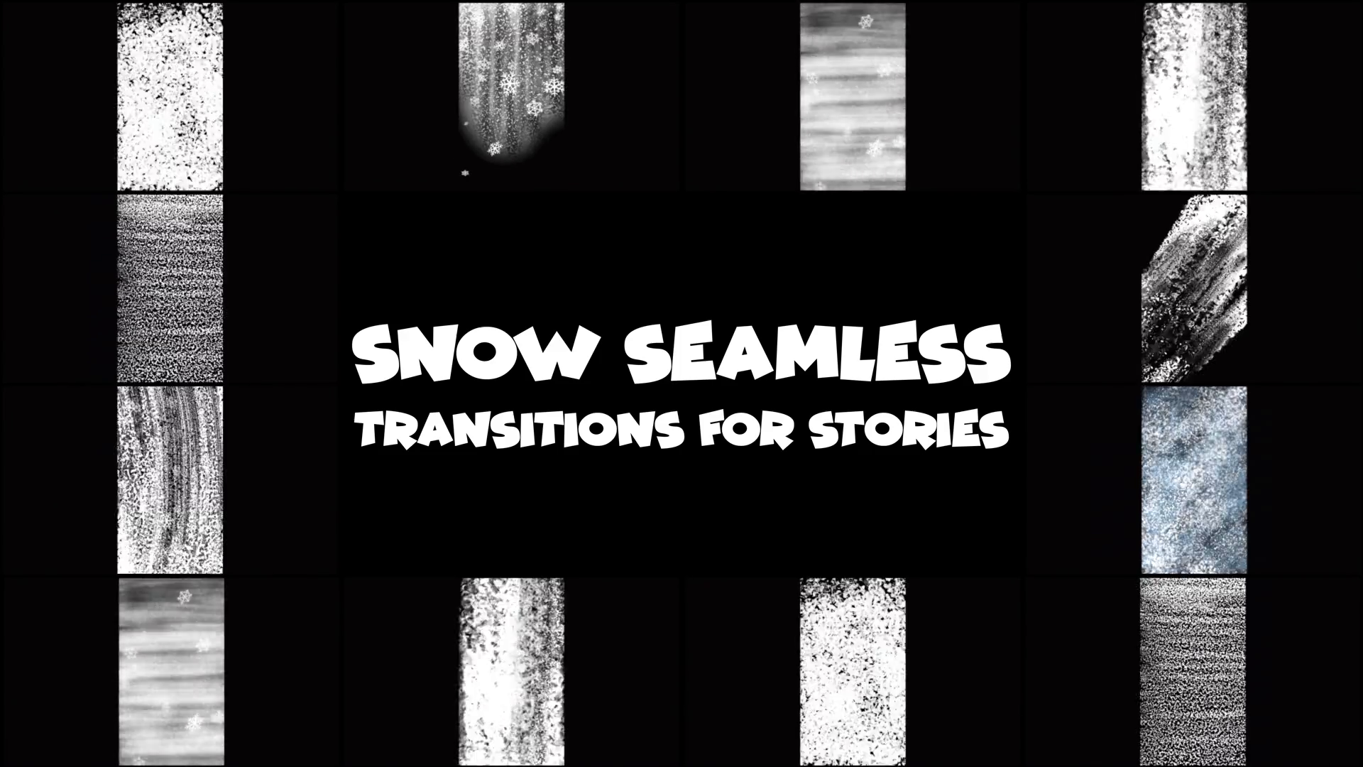 Snow Seamless Transitions Stories Is Dynamic Stock Motion Graphics SBV ...