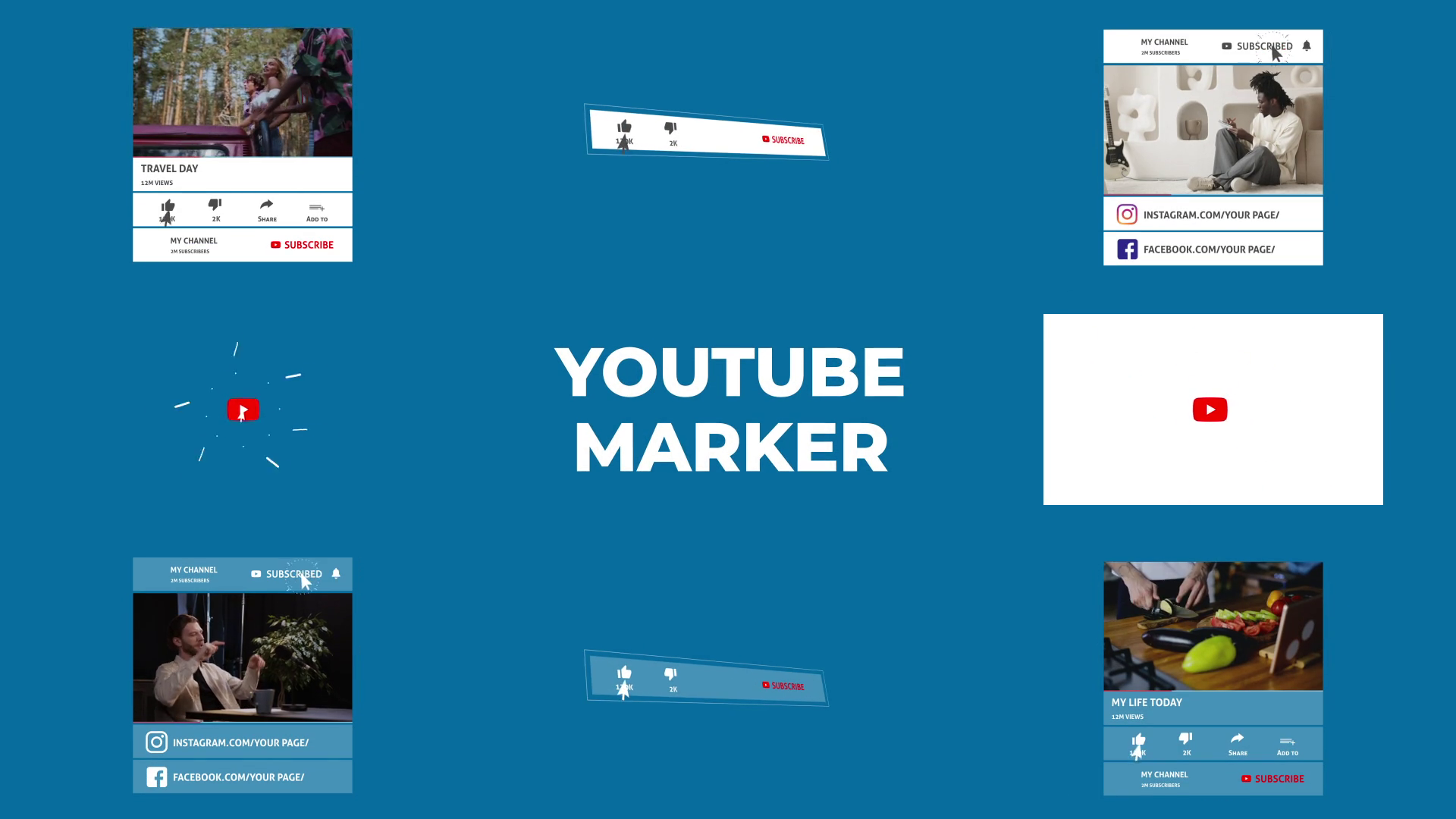 Social Media Marker Effects Template SBV-348726374 - Storyblocks