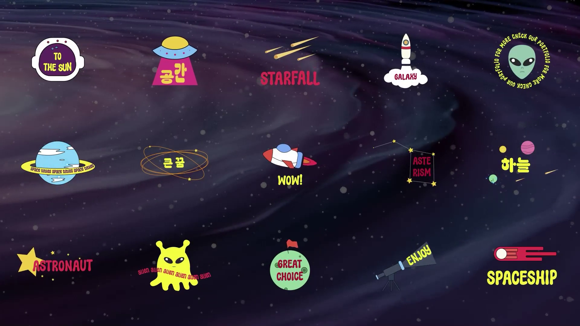 Space Titles | DaVinci Resolve Template SBV-348877311 - Storyblocks