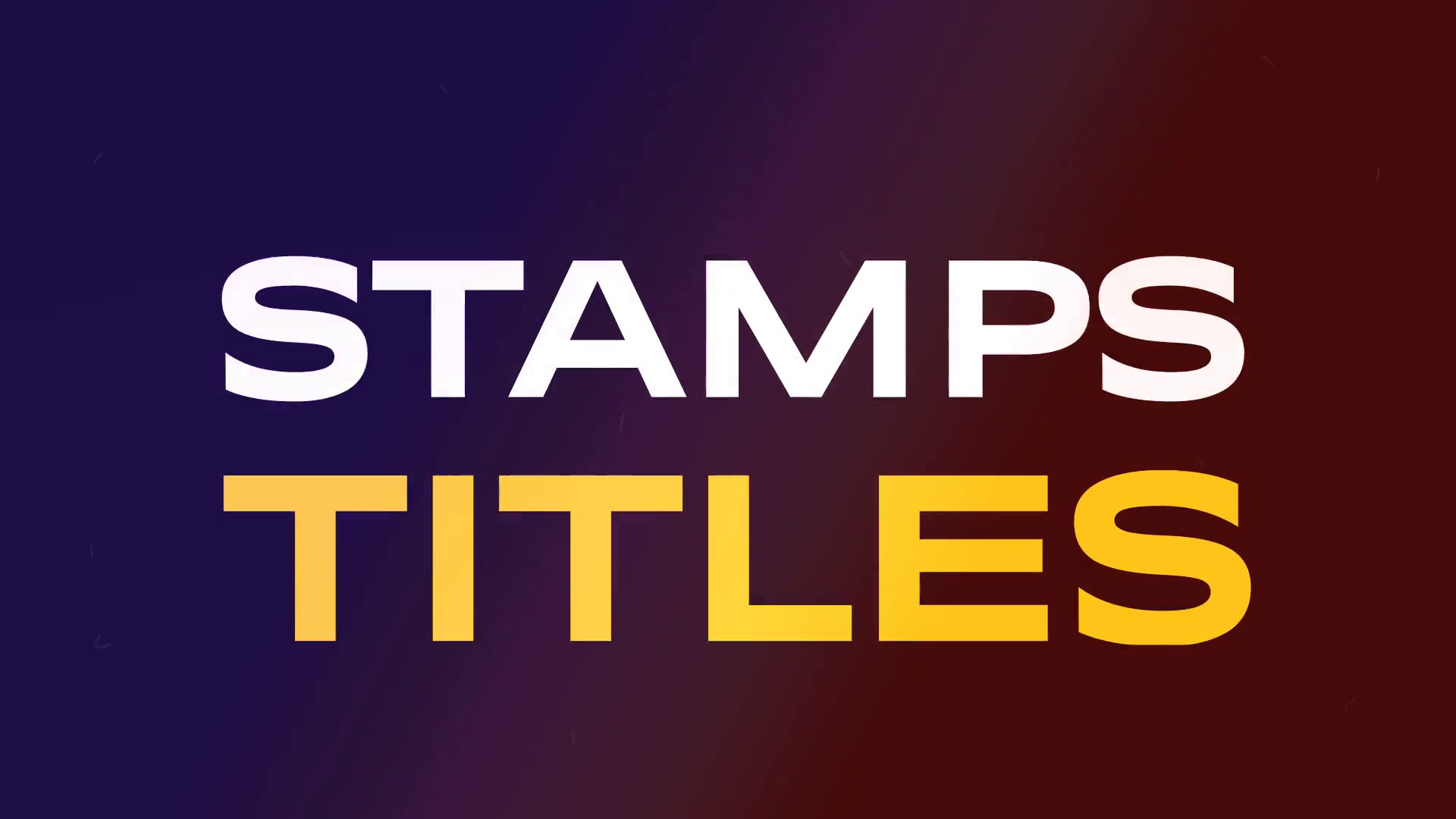 Stamps Titles DaVinci Resolve Template SBV-348901916 - Storyblocks