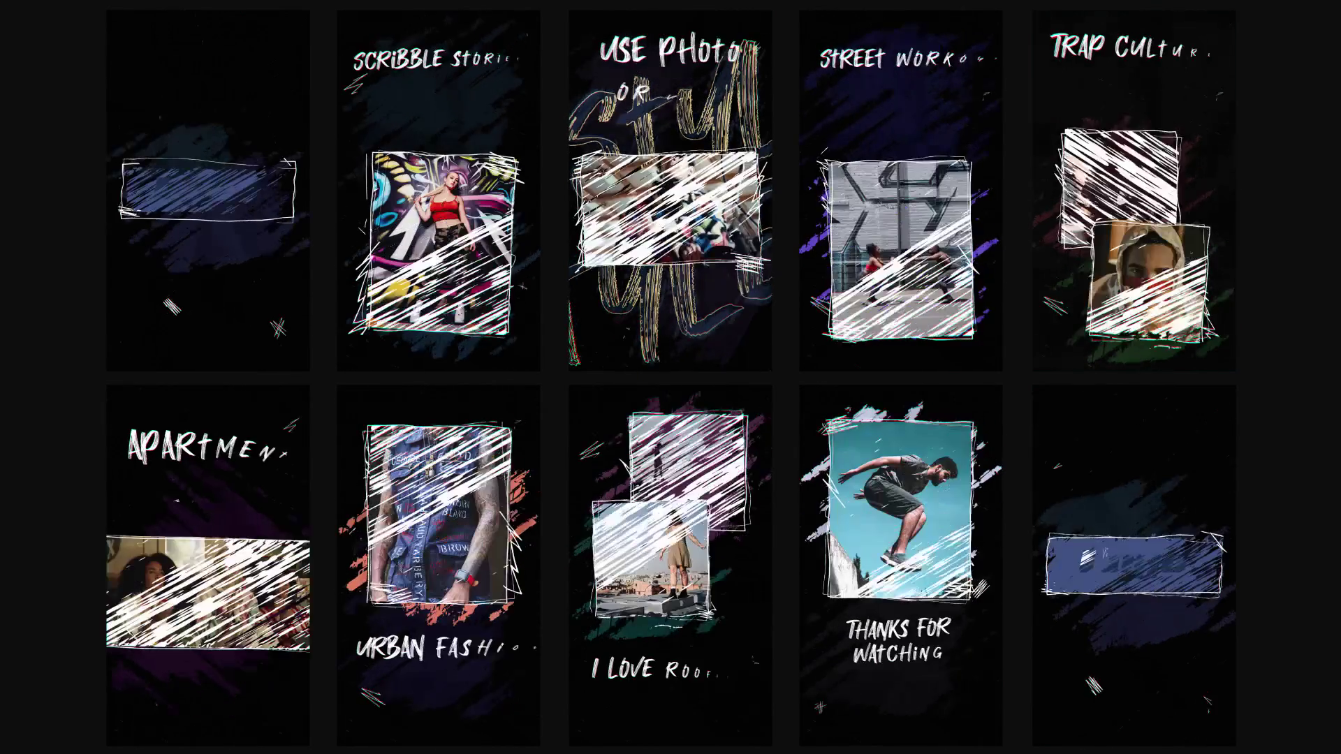 Stylish Scribble Stories | After Effects 00:49 SBV-347021559 - Storyblocks